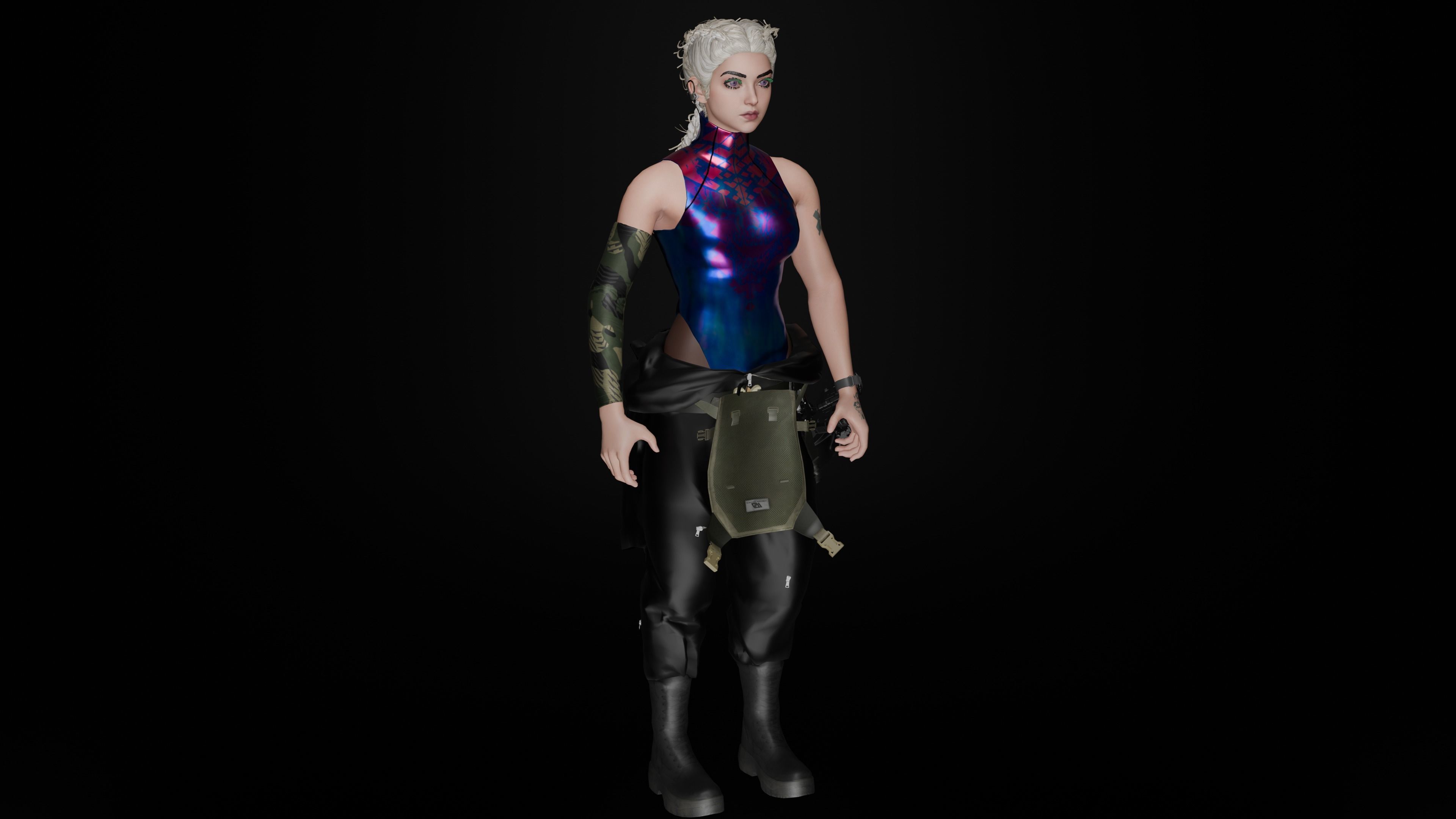 3D model IzzyOperator Skin Warzone VR / AR / low-poly | CGTrader