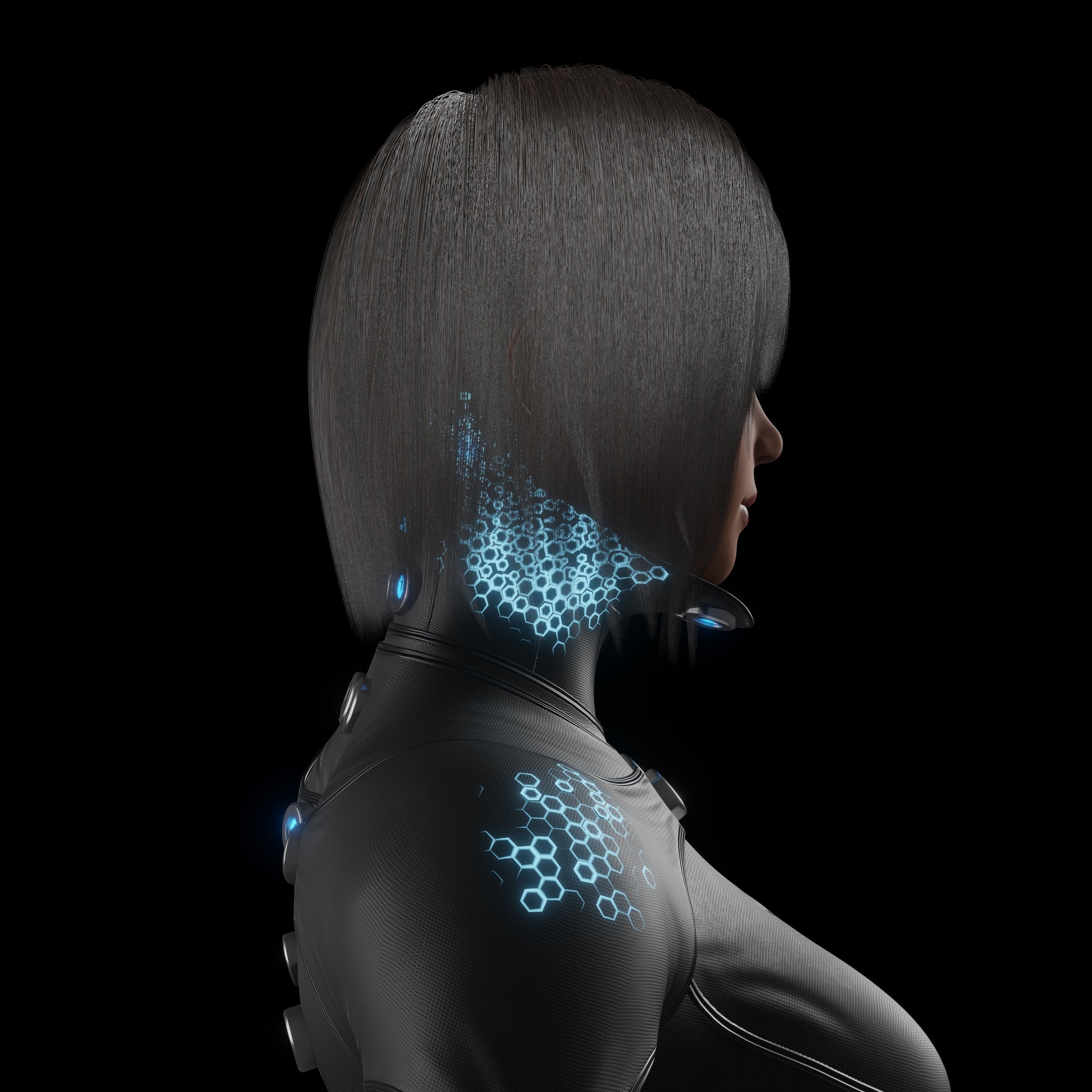 3D model Yamasaki Anzu VR / AR / low-poly | CGTrader