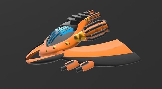 spaceship 3D model 3D printable | CGTrader