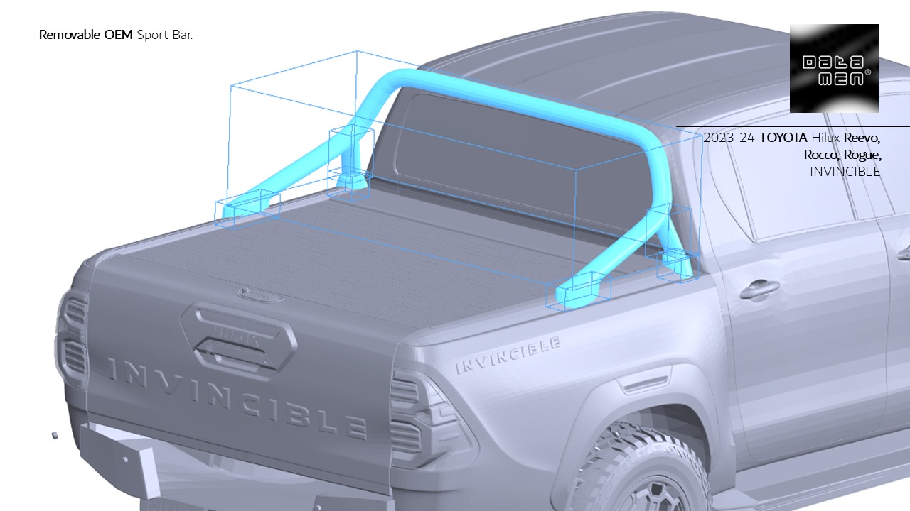 2024-25 TOYOTA HILUX Revo ROCCO Rogue 3D Scan Chassis Mount Data 3D ...