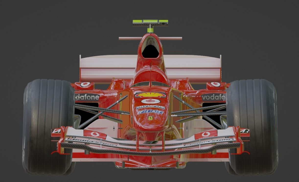 3D model ferrari f2004 VR / AR / low-poly | CGTrader