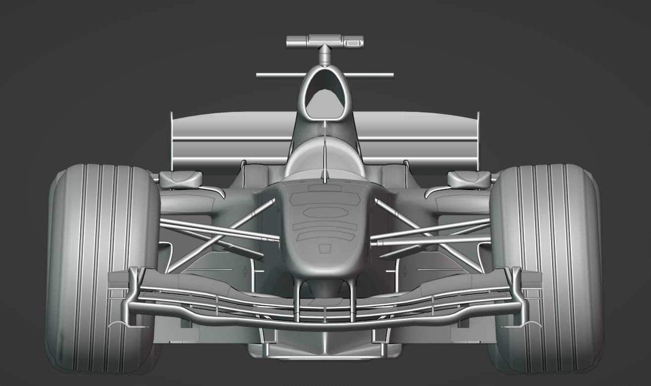 3D model ferrari f2004 VR / AR / low-poly | CGTrader