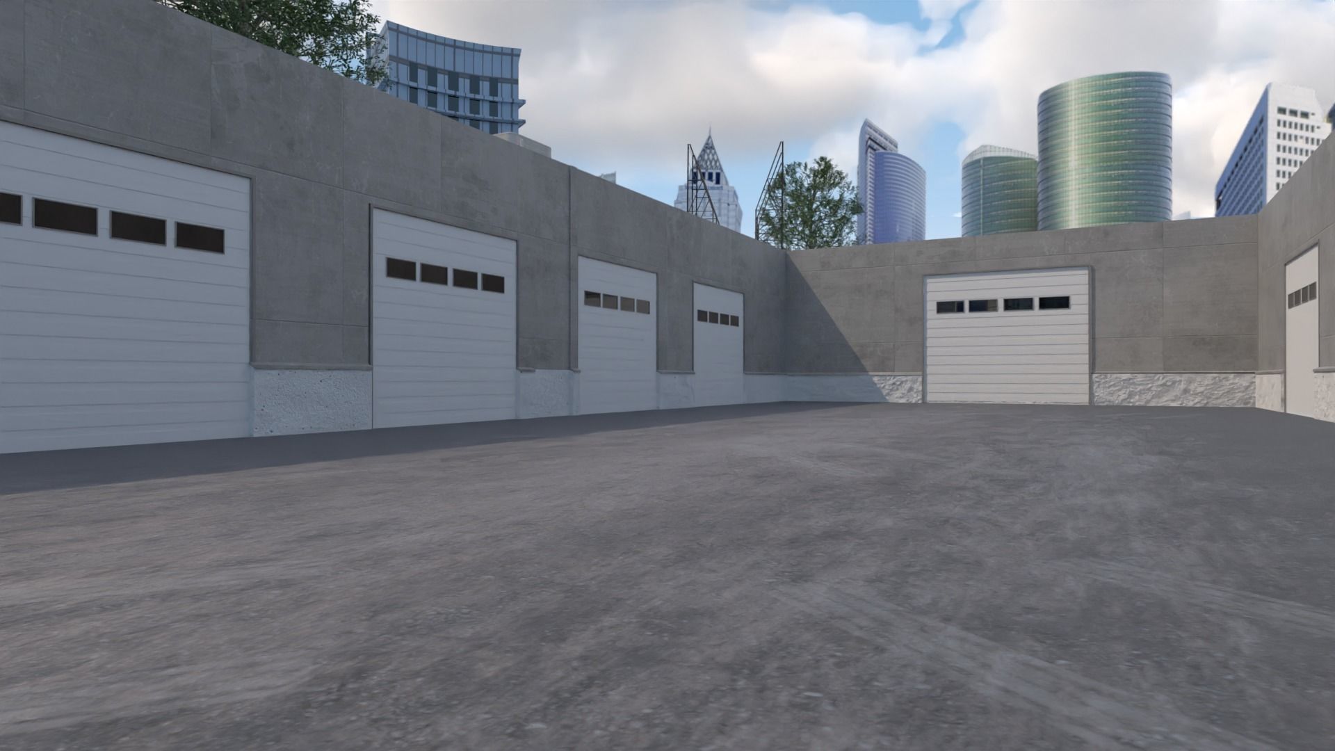 Street alleyway environment 3D model | CGTrader