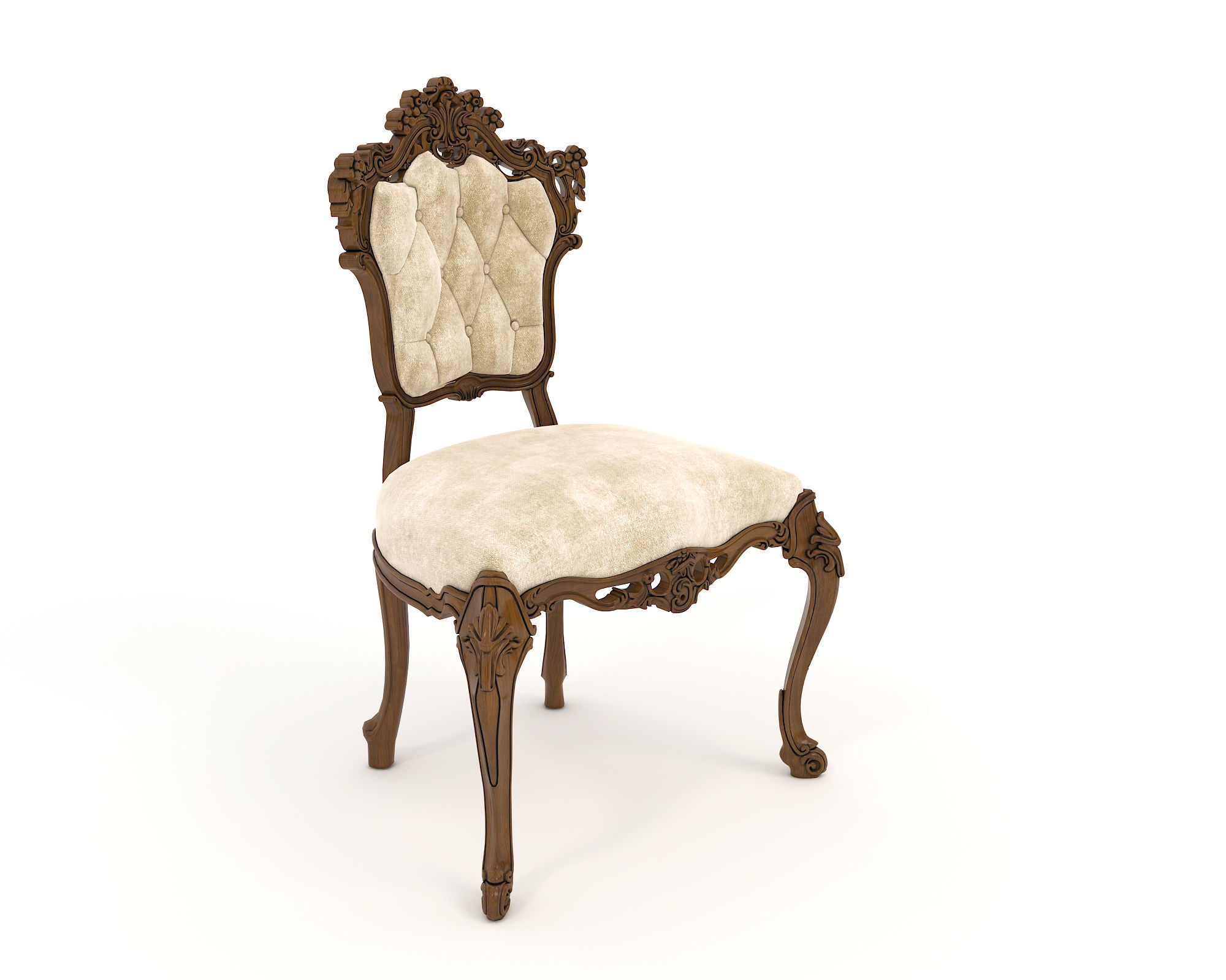 Classic European style Dining Table and Chairs 45 3D model | CGTrader