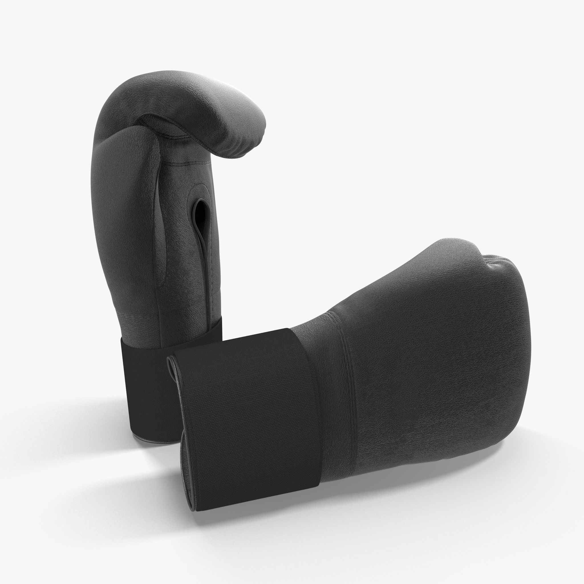 3D model Everlast Boxing Gloves Black VR / AR / low-poly | CGTrader