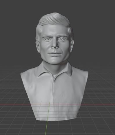 Zac Efron 3D model 3D printable | CGTrader