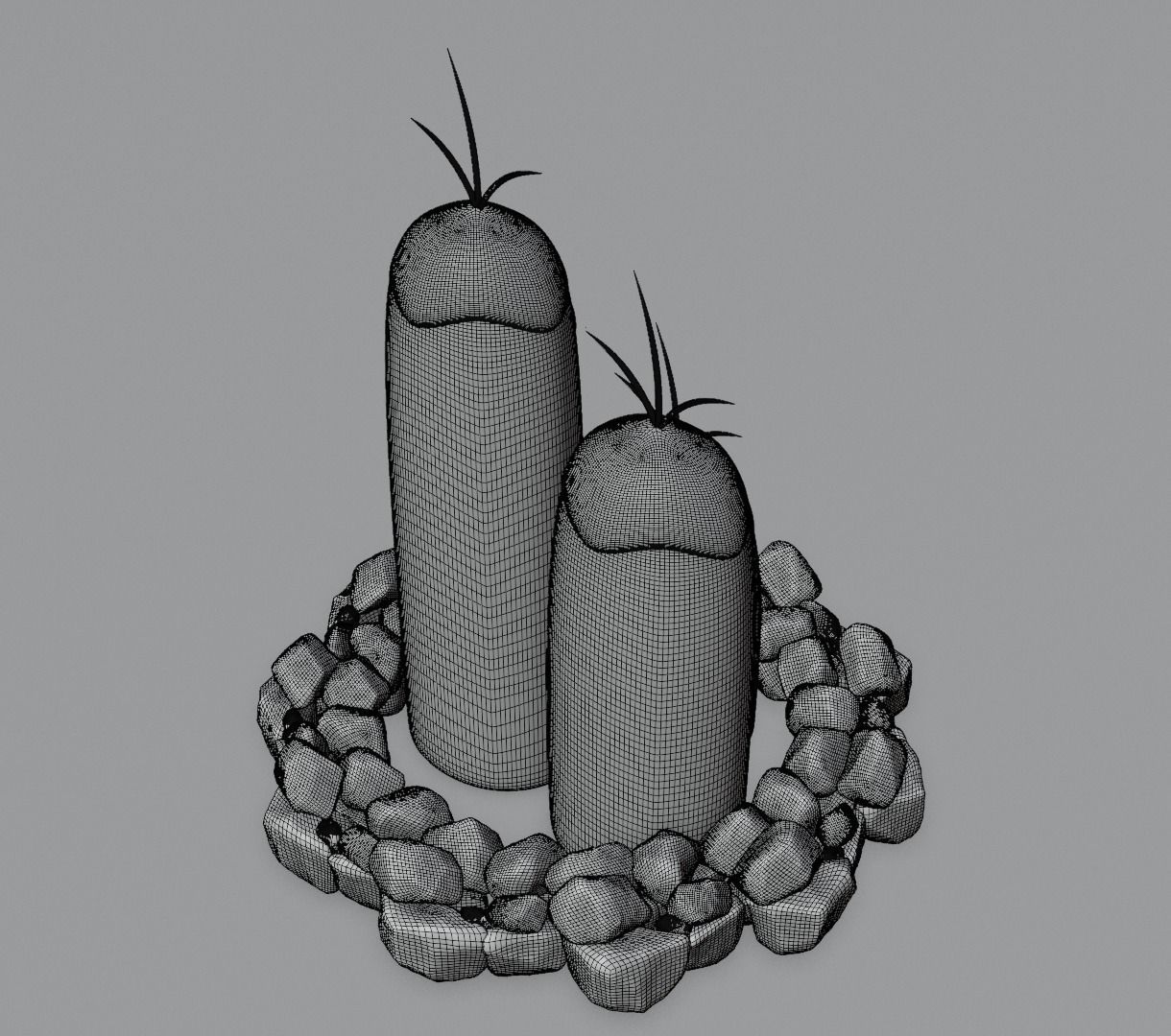 Diglett pokemon 3D model for 3D print 3D model 3D printable | CGTrader