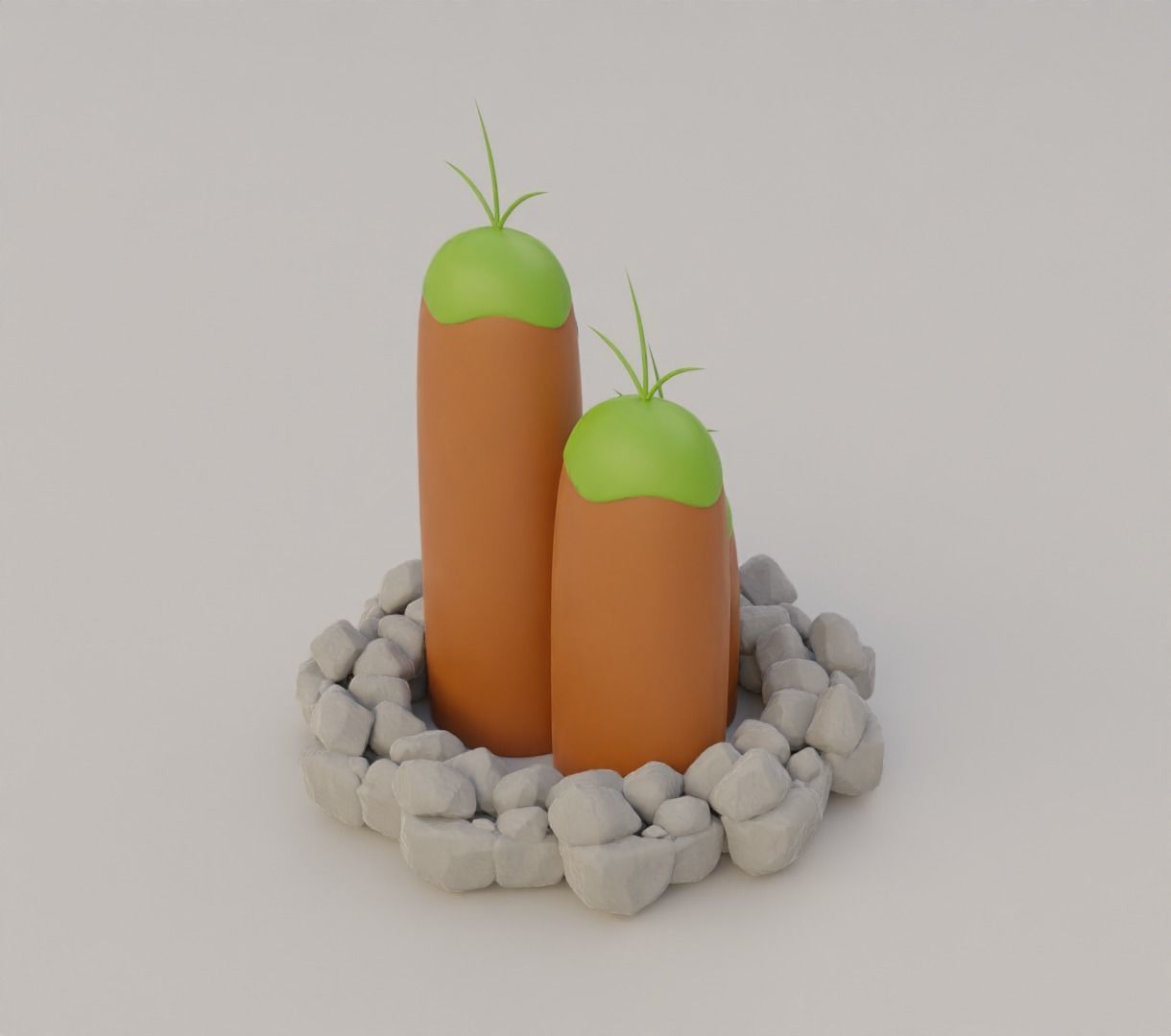 Diglett pokemon 3D model for 3D print 3D model 3D printable | CGTrader