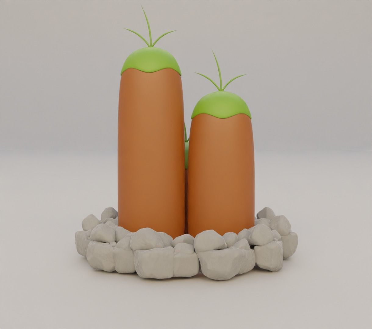 Diglett pokemon 3D model for 3D print 3D model 3D printable | CGTrader