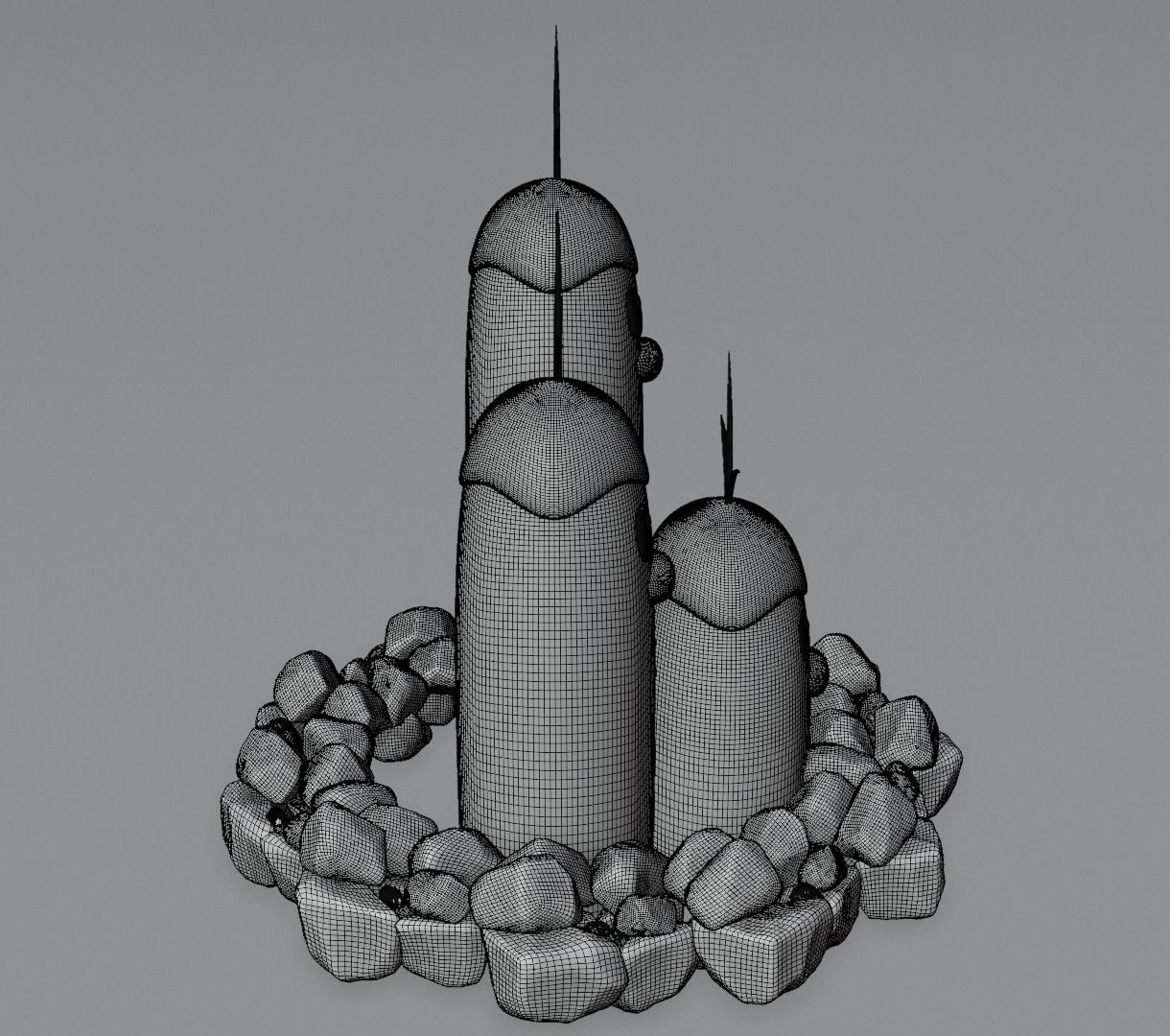 Diglett pokemon 3D model for 3D print 3D model 3D printable | CGTrader