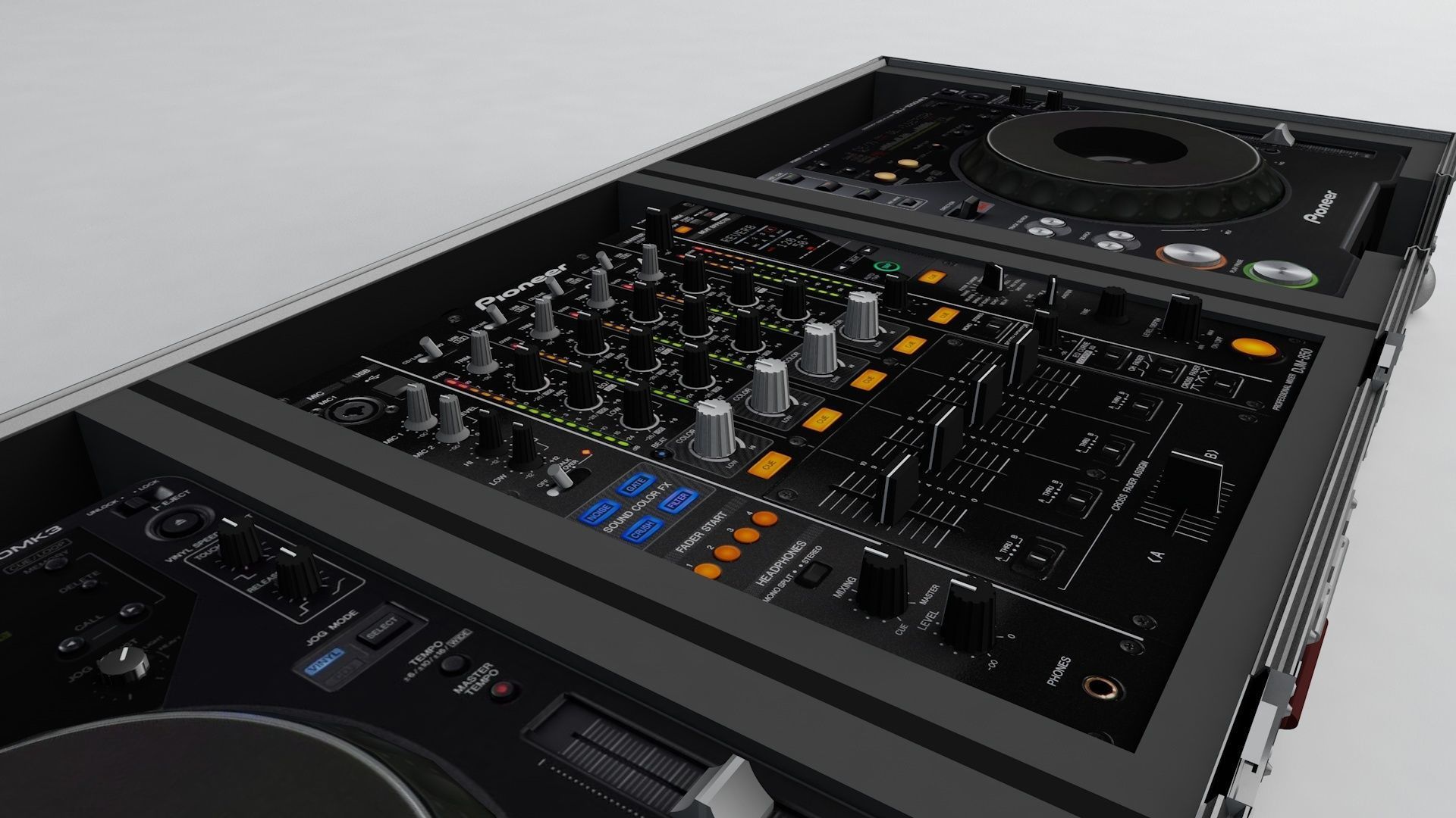 Pioneer DJ Setup 3D model | CGTrader