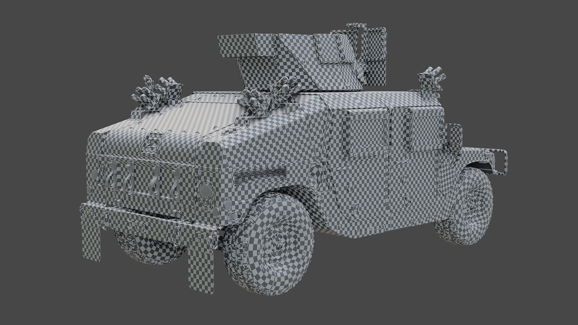 Hummer Humvee M1151 detailed military vehicle 3D model | CGTrader