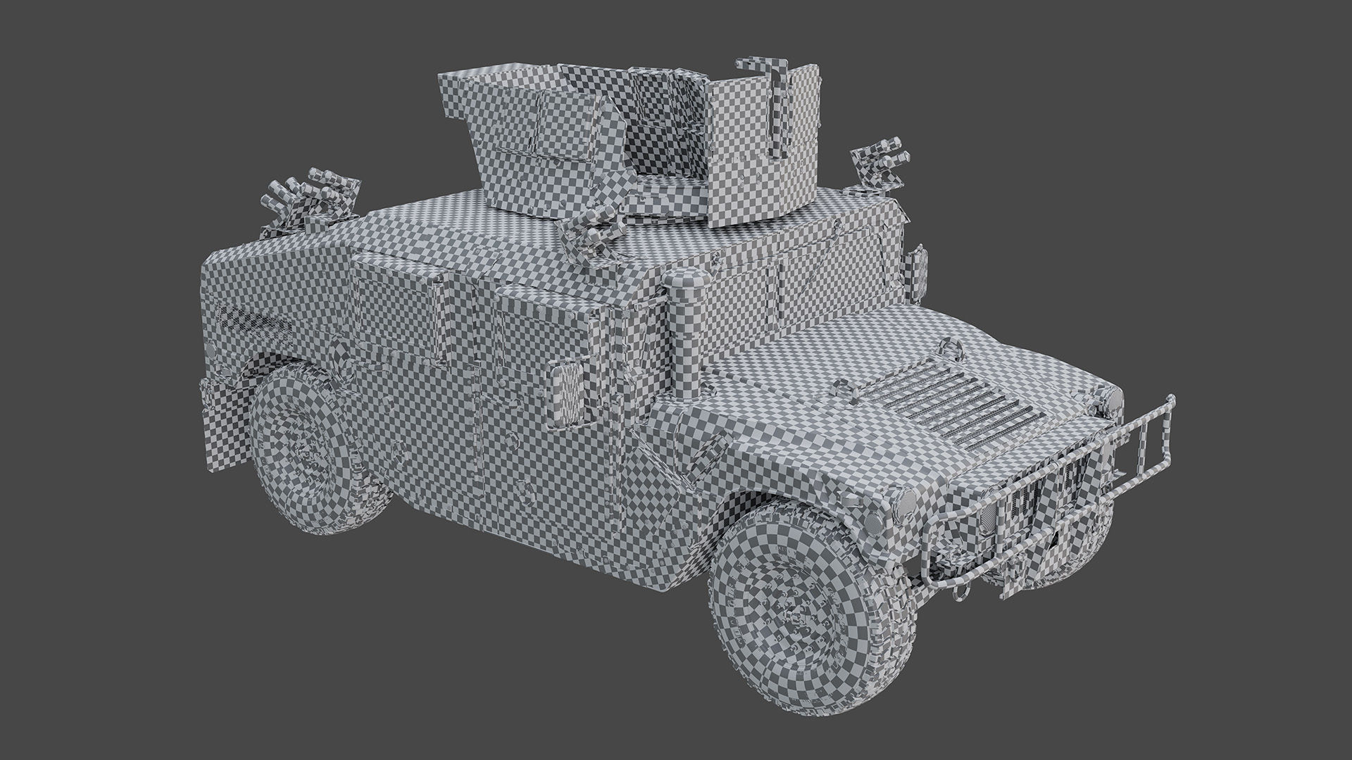Hummer Humvee M1151 detailed military vehicle 3D model | CGTrader