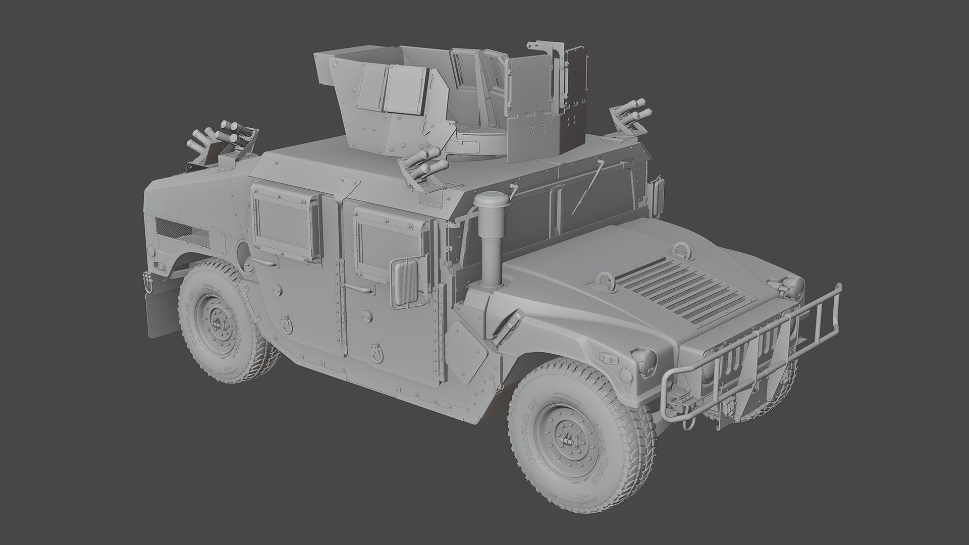 Hummer Humvee M1151 detailed military vehicle 3D model | CGTrader