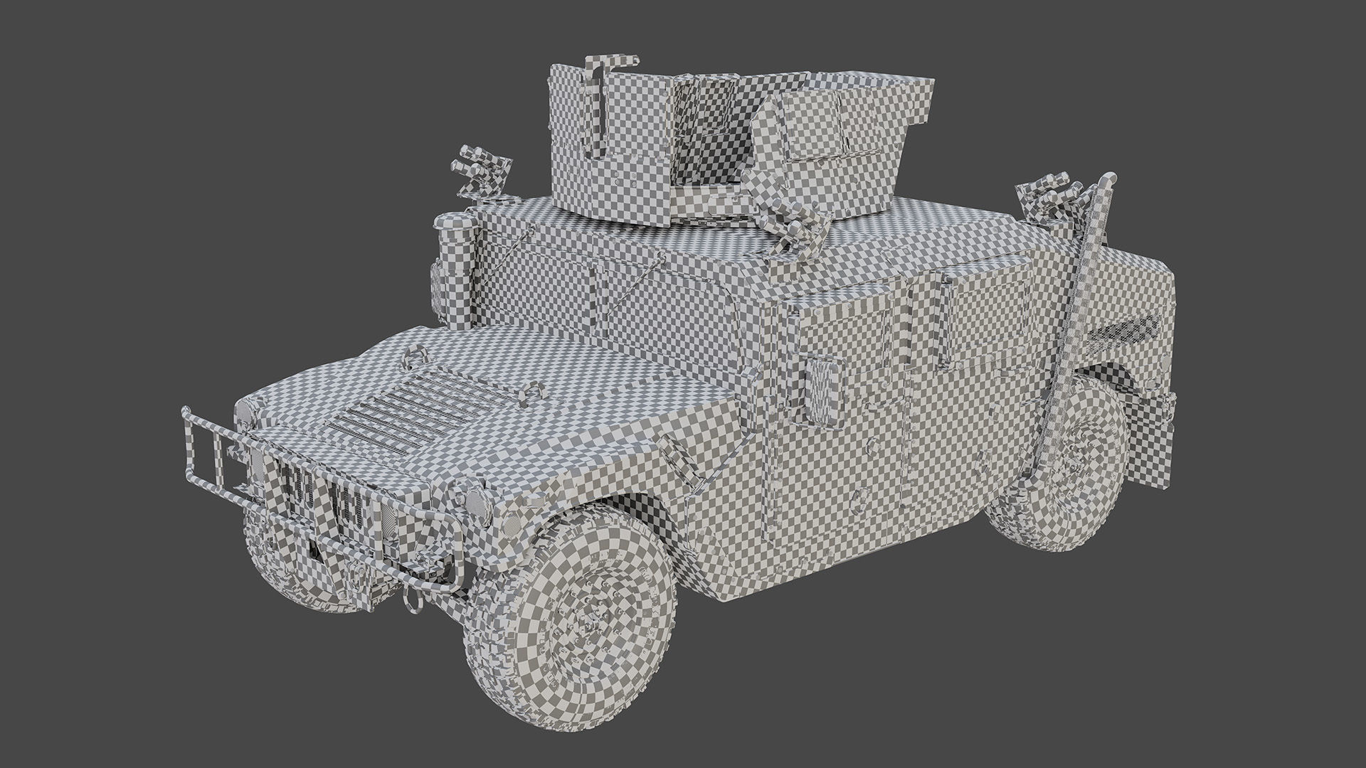 Hummer Humvee M1151 detailed military vehicle 3D model | CGTrader