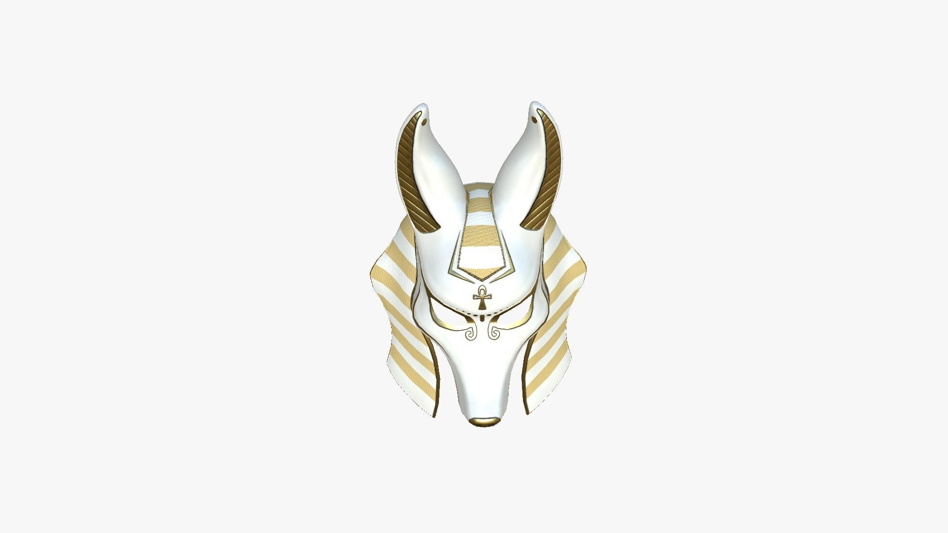 3D model Anubis Mask A02 - Egyptian Gods Character Fashion Clothing VR ...