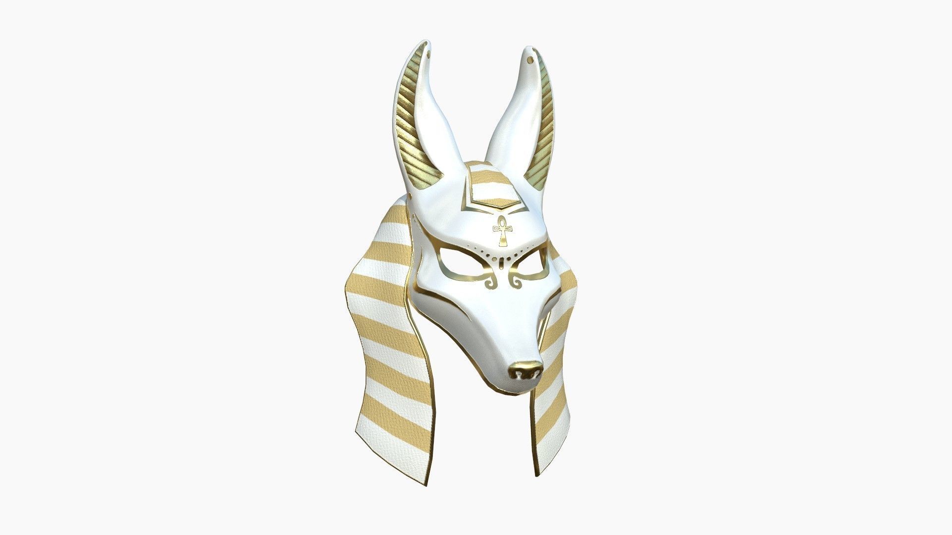 3D model Anubis Mask A02 - Egyptian Gods Character Fashion Clothing VR ...