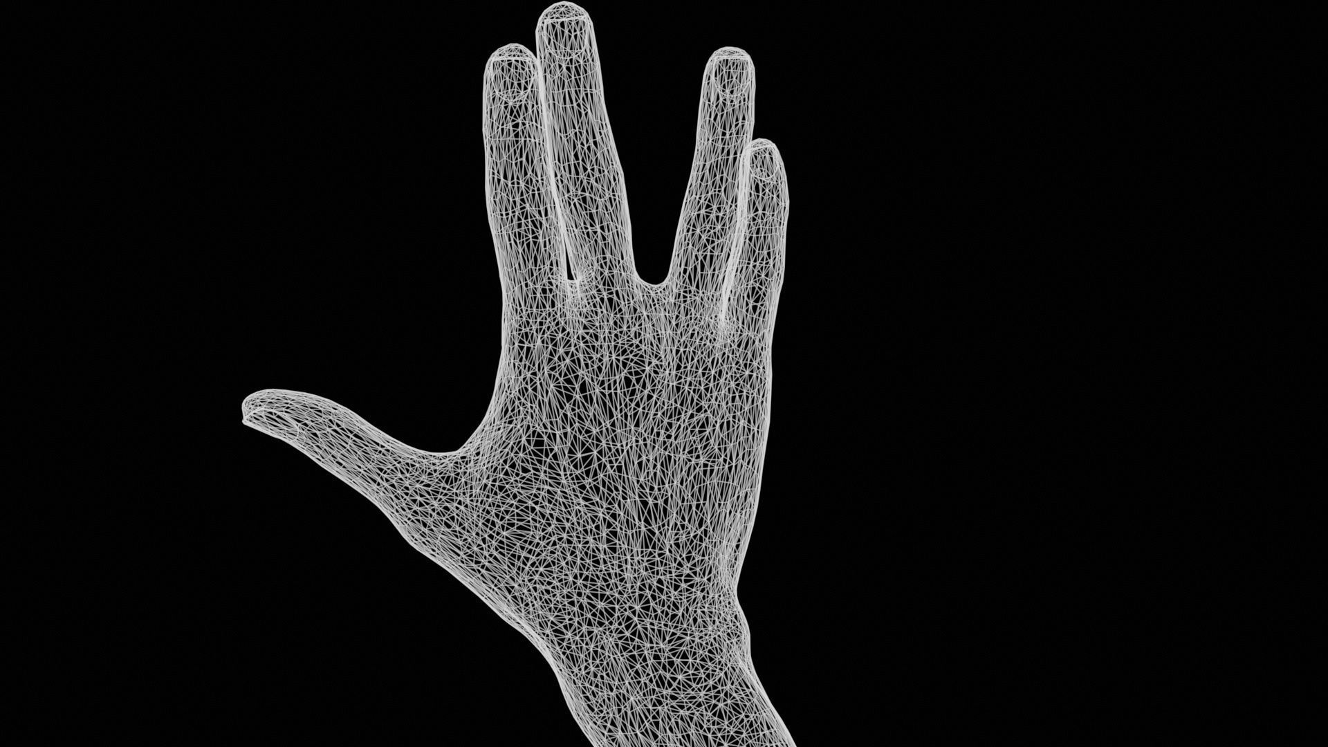 3D model Spocking Single Hand 019 VR / AR / low-poly | CGTrader