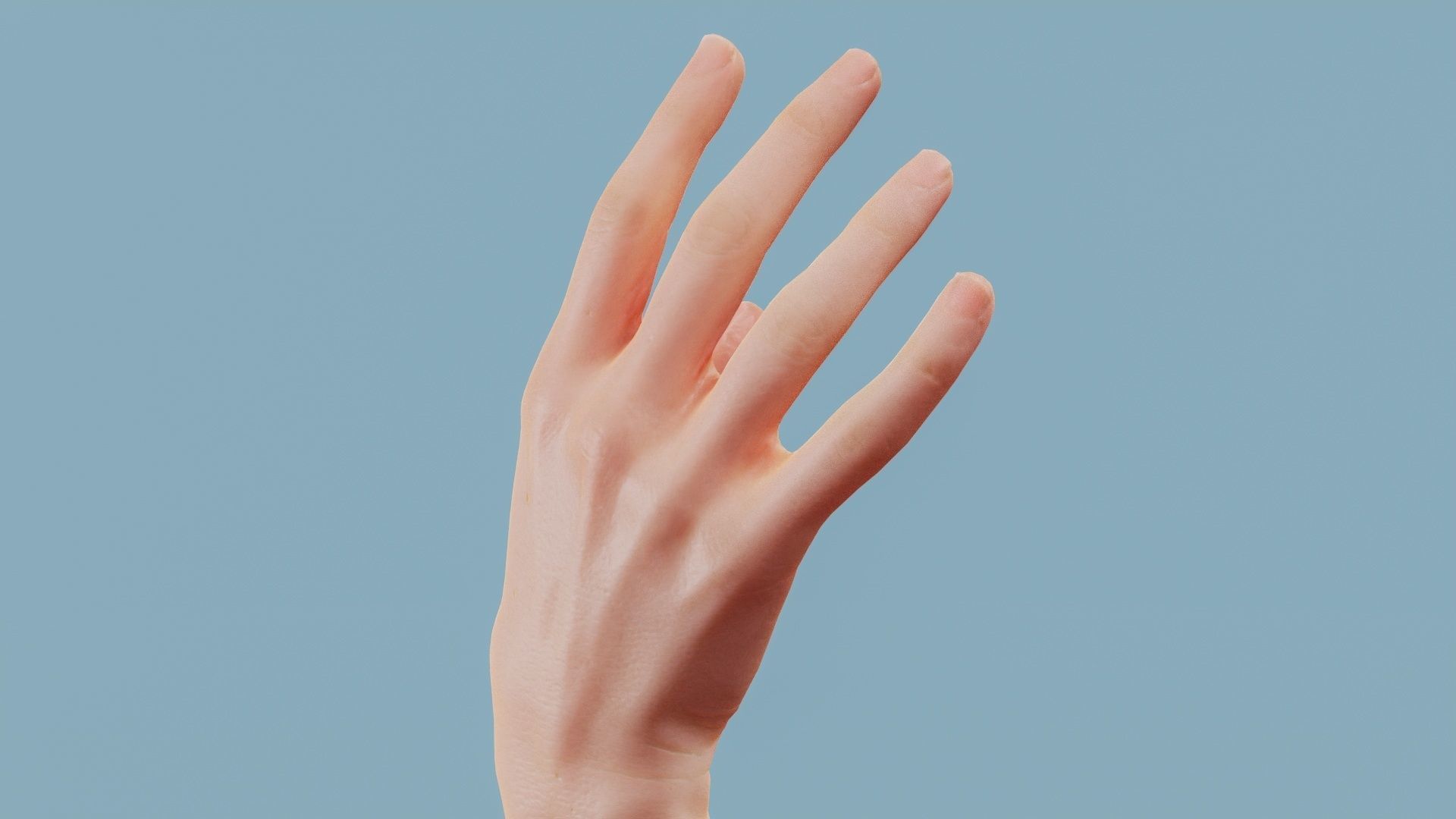 3D model Sideways Single Hand 004 VR / AR / low-poly | CGTrader