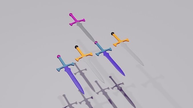 Simple awesome 3d swords 3D model | CGTrader