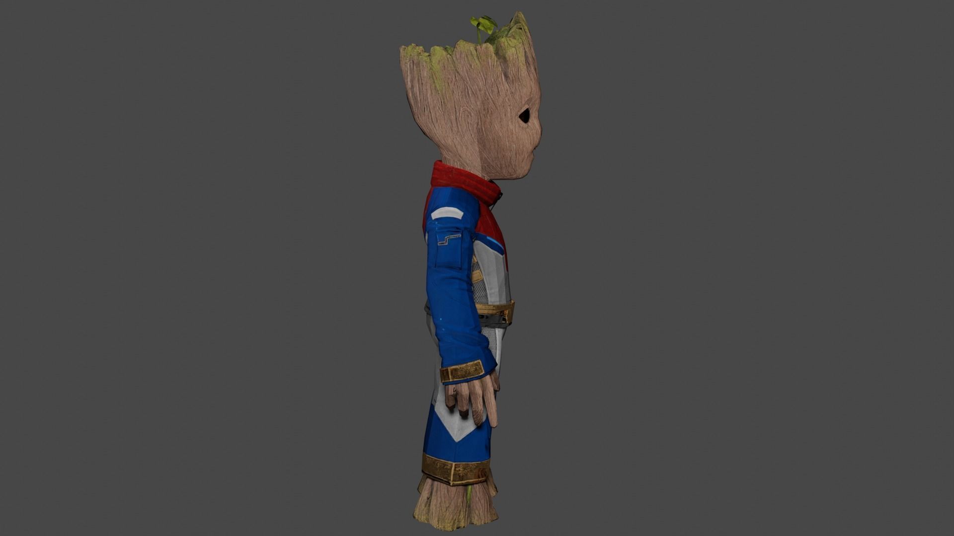 Little Groot 3D model 3D model rigged | CGTrader