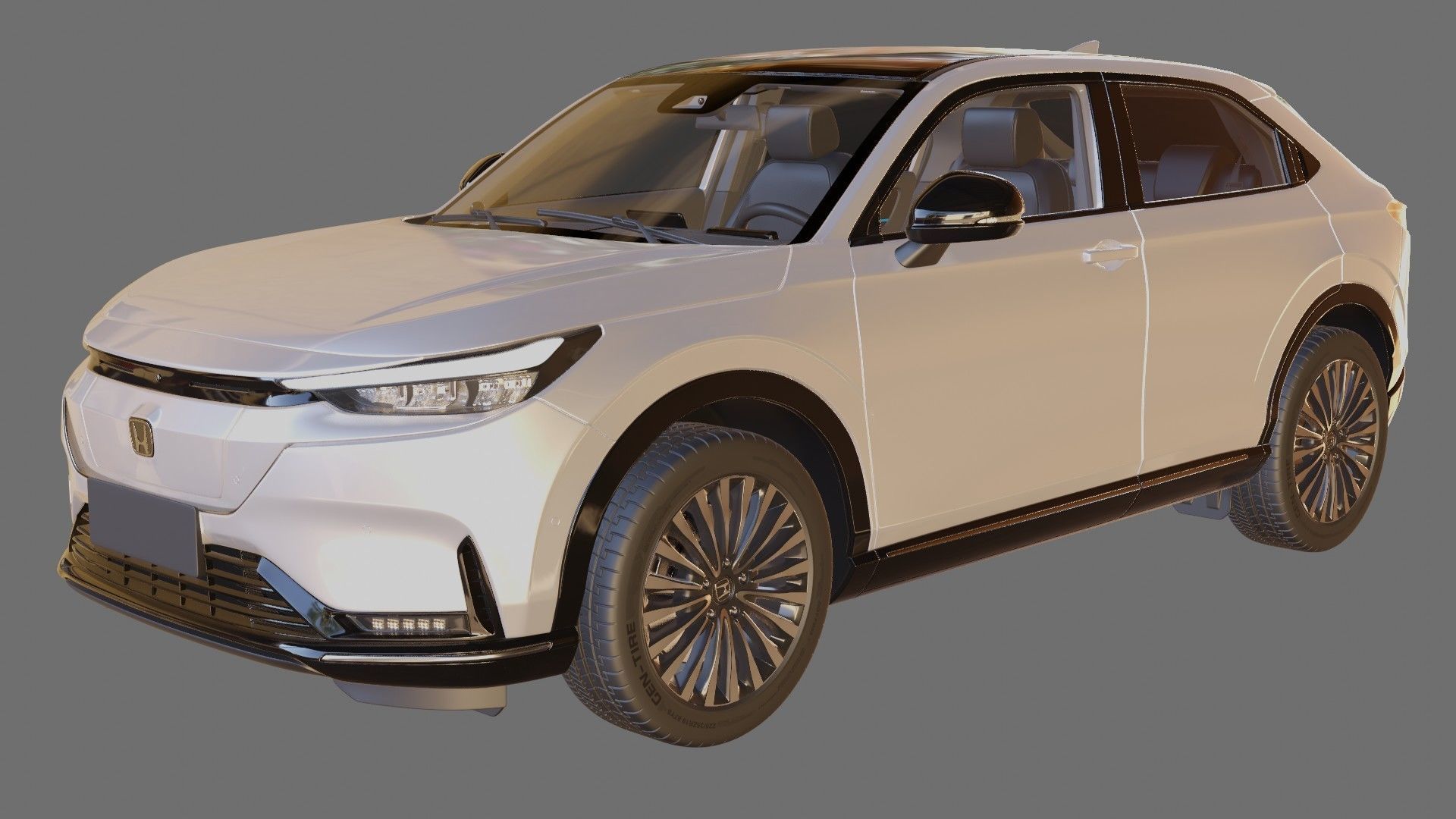 Honda eNy1 eNp1 eNs1 with interior 3D model | CGTrader