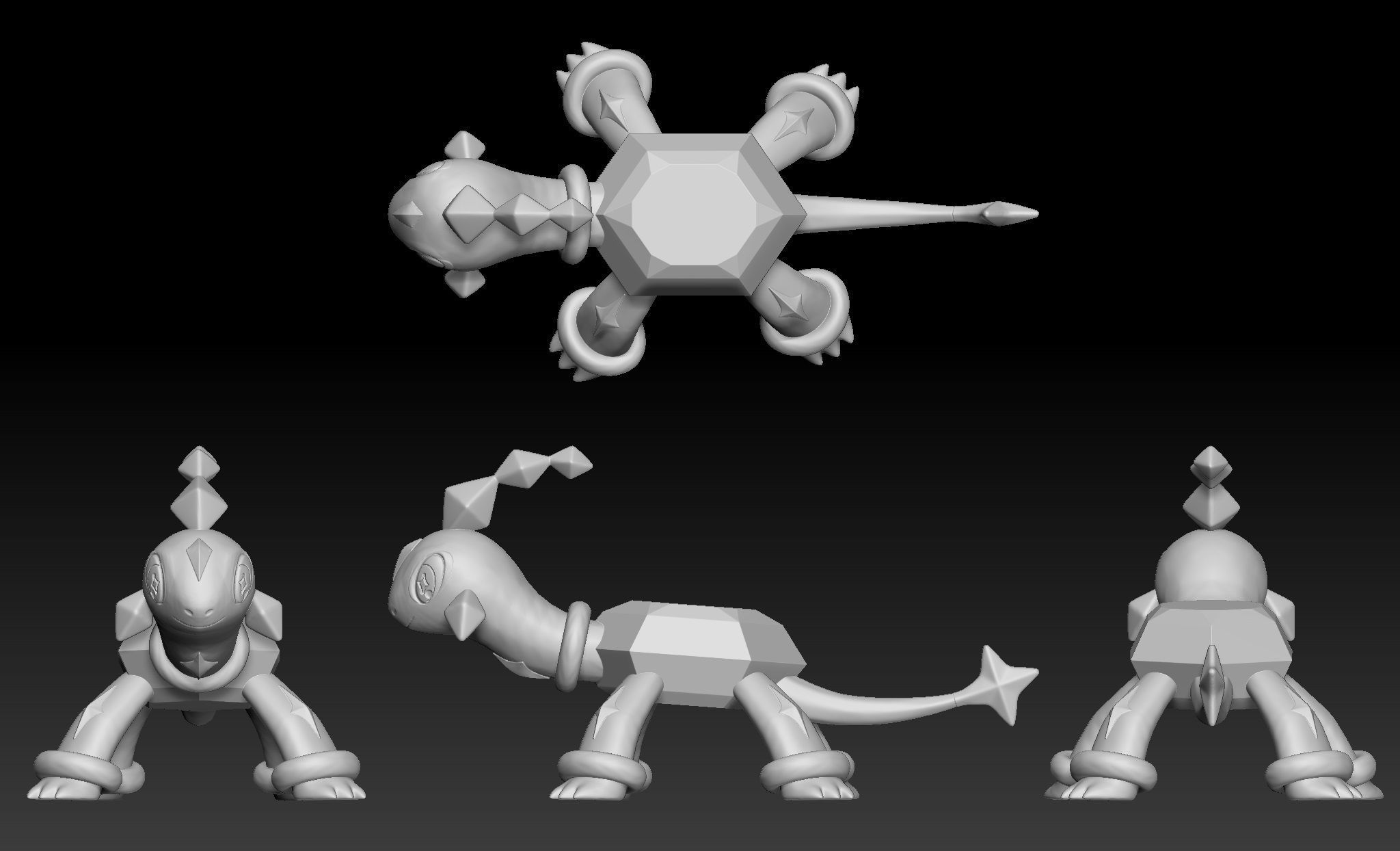 Pokemon Terapagos Normal Form 3D model 3D printable | CGTrader