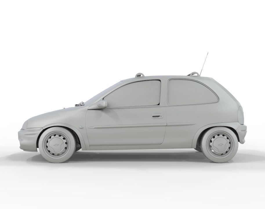Chevrolet Corsa 2001 3D model | CGTrader