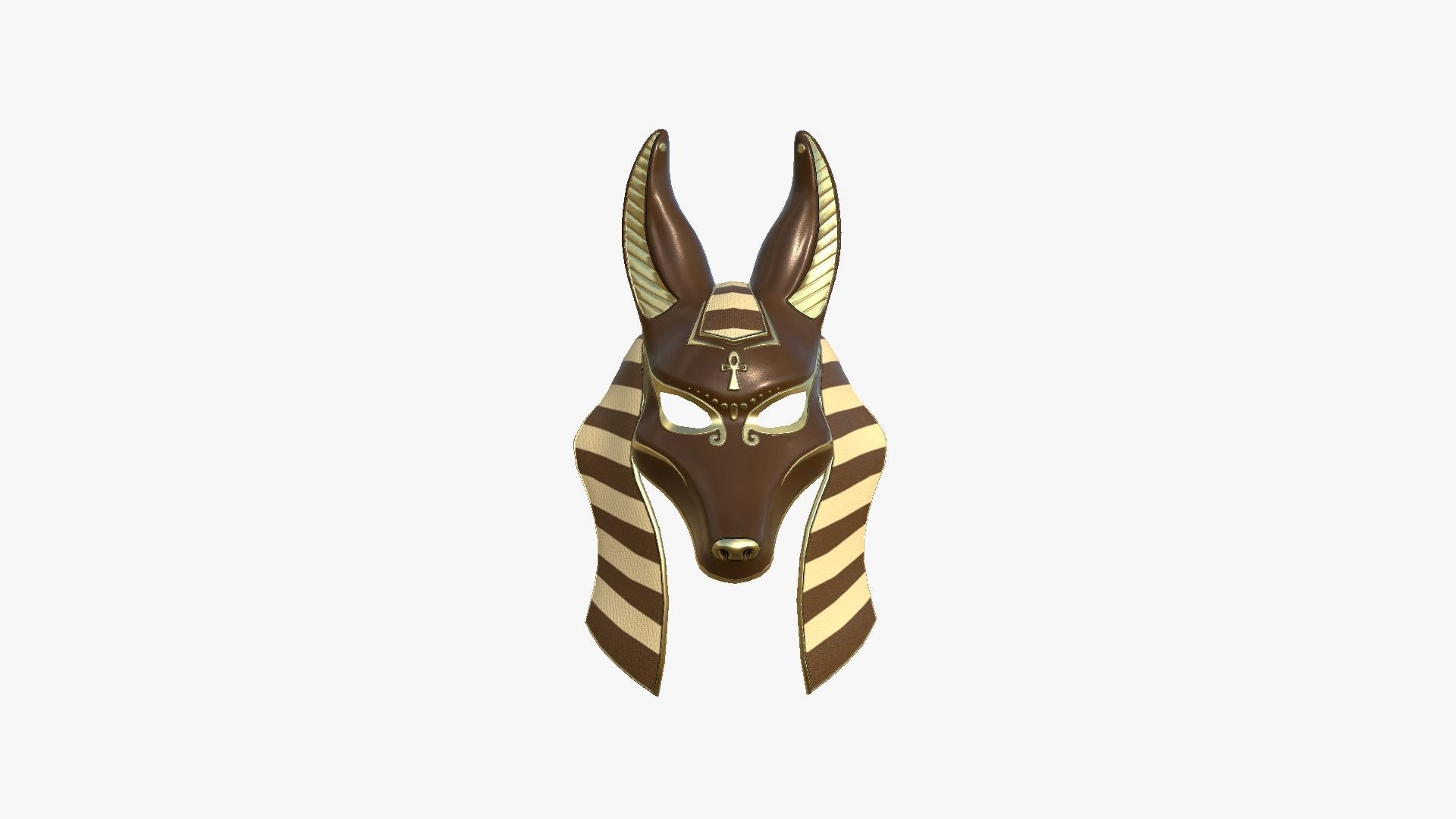 3D model Anubis Mask A05 - Egyptian Gods Character Clothing VR / AR ...