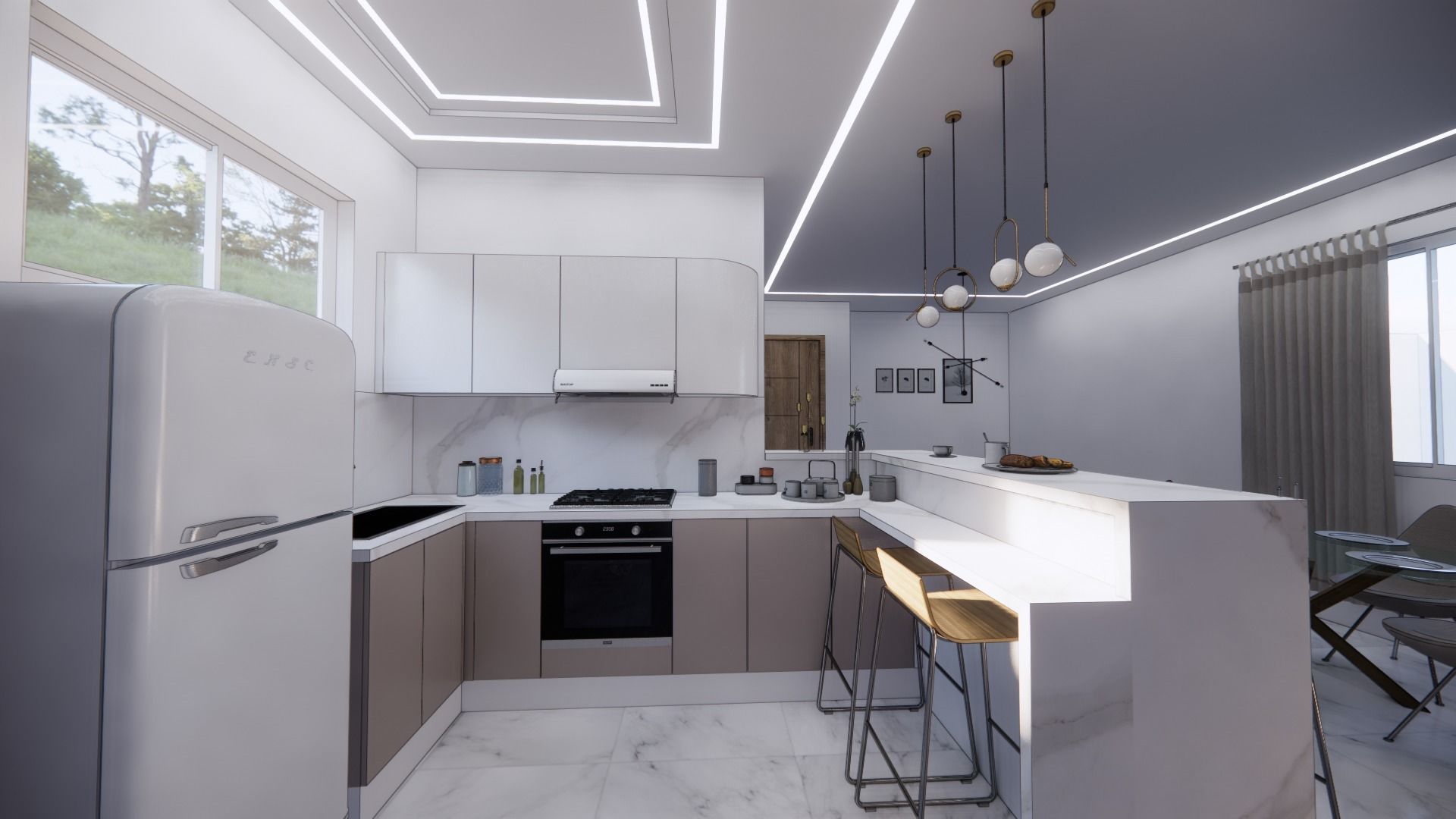 Complete interior House project 3d Model free 3D model | CGTrader