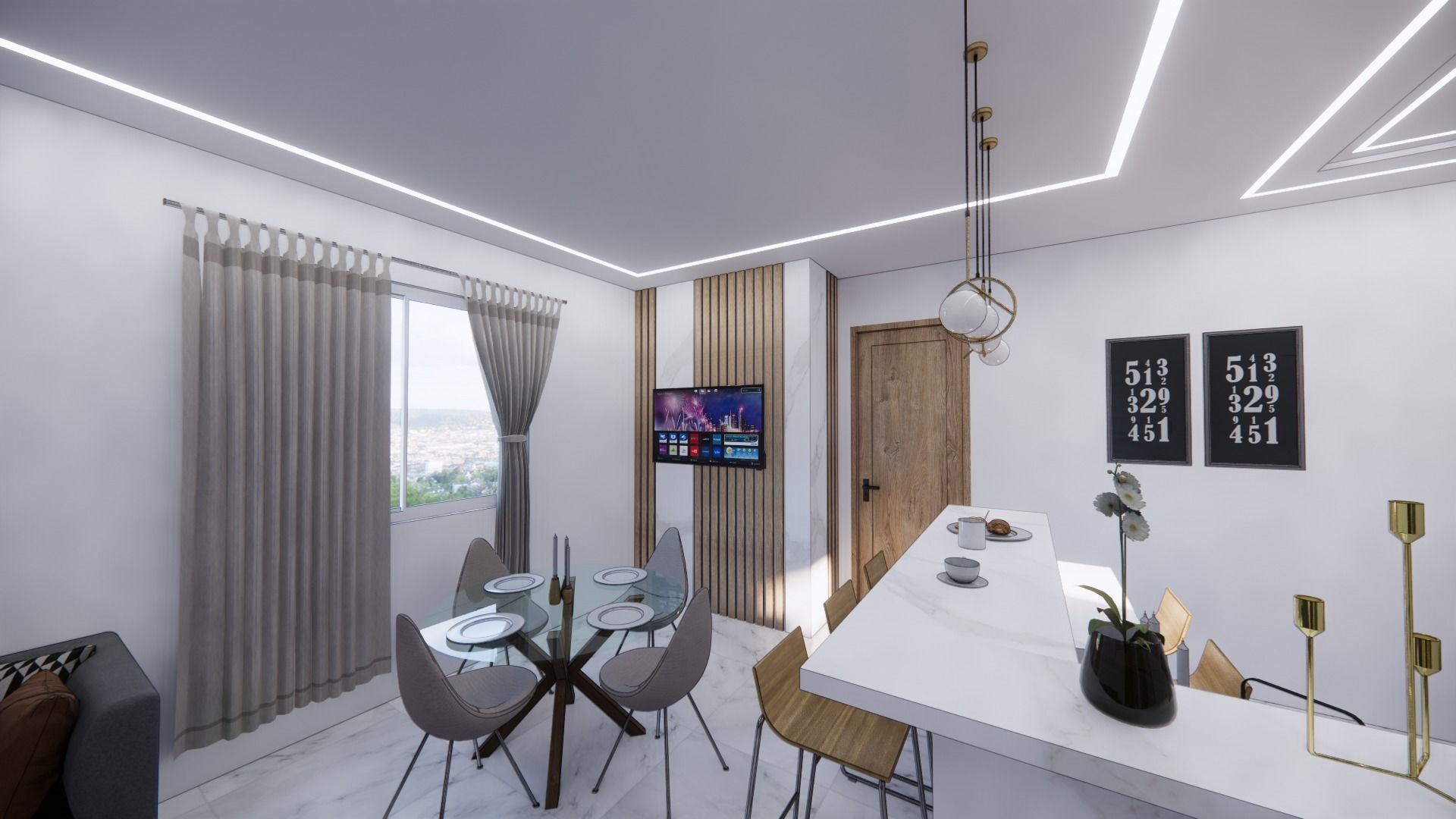 Complete interior House project 3d Model free 3D model | CGTrader