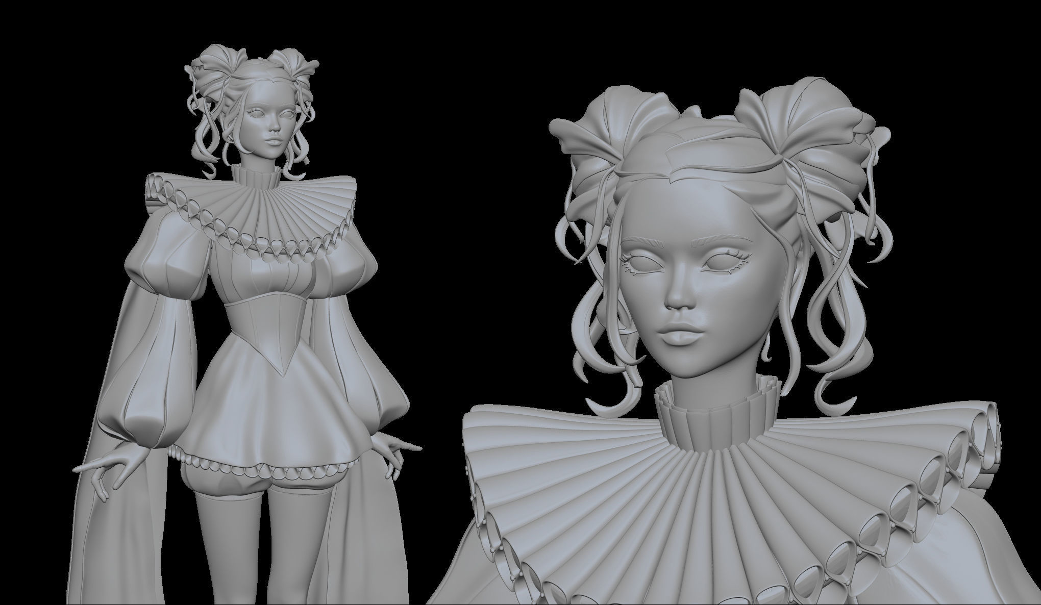 Doll 3D Print model STL 3D model 3D printable | CGTrader