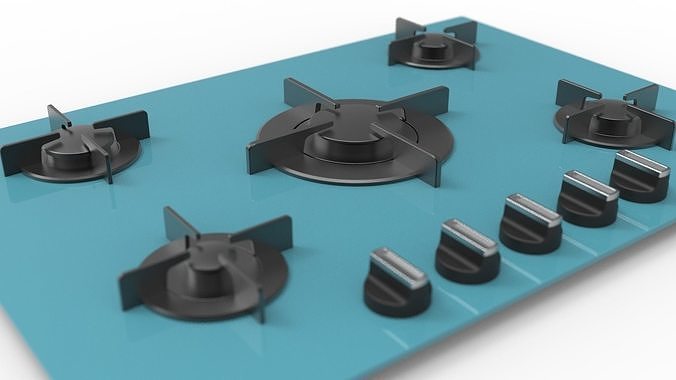 Gas Stove Cooker 3D model | CGTrader