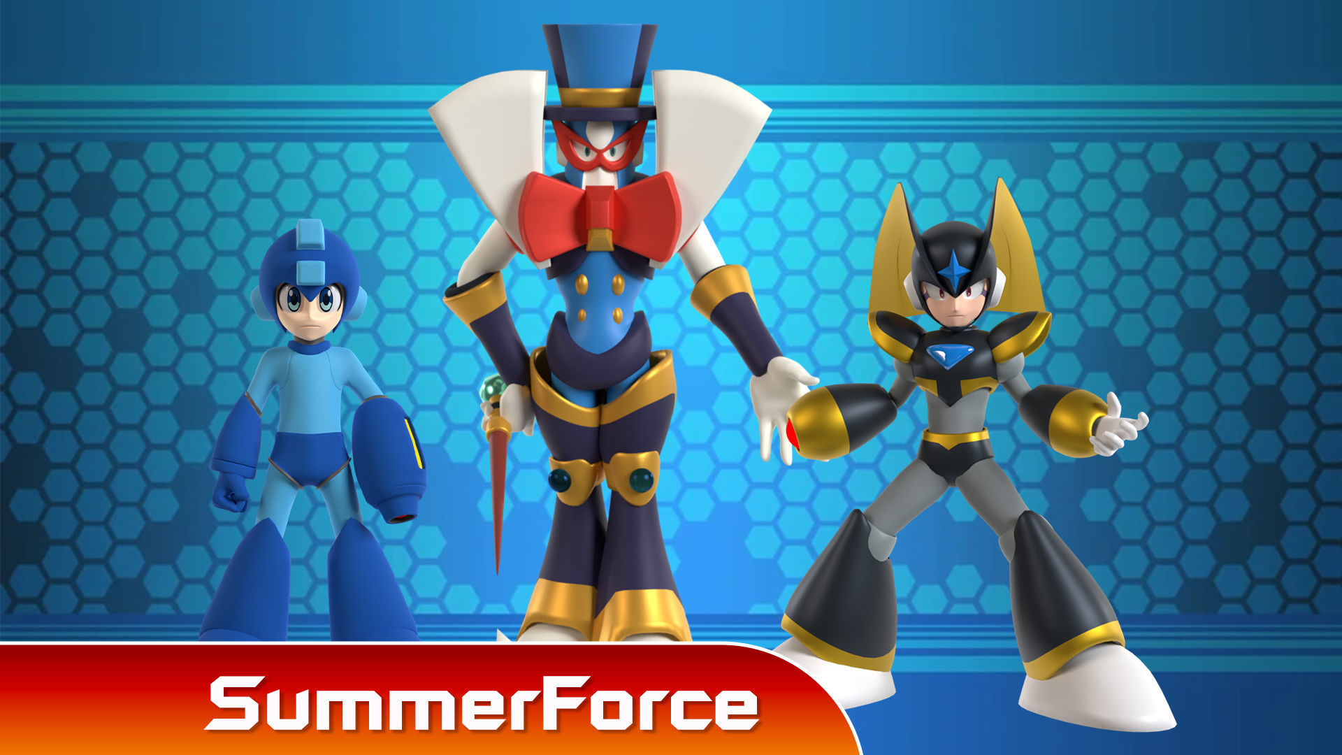 Magic Man - Megaman 3D model rigged | CGTrader