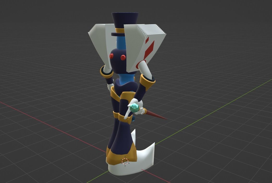 Magic Man - Megaman 3D model rigged | CGTrader