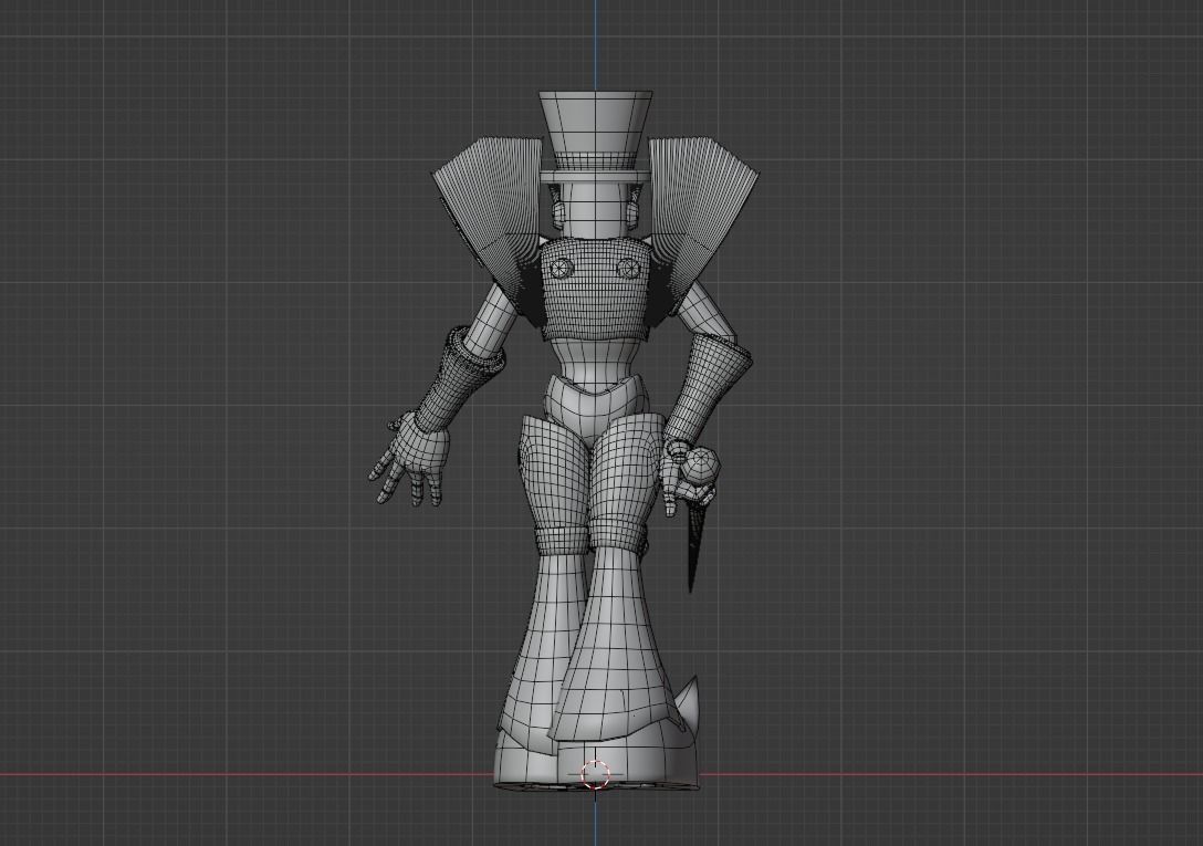 Magic Man - Megaman 3D model rigged | CGTrader