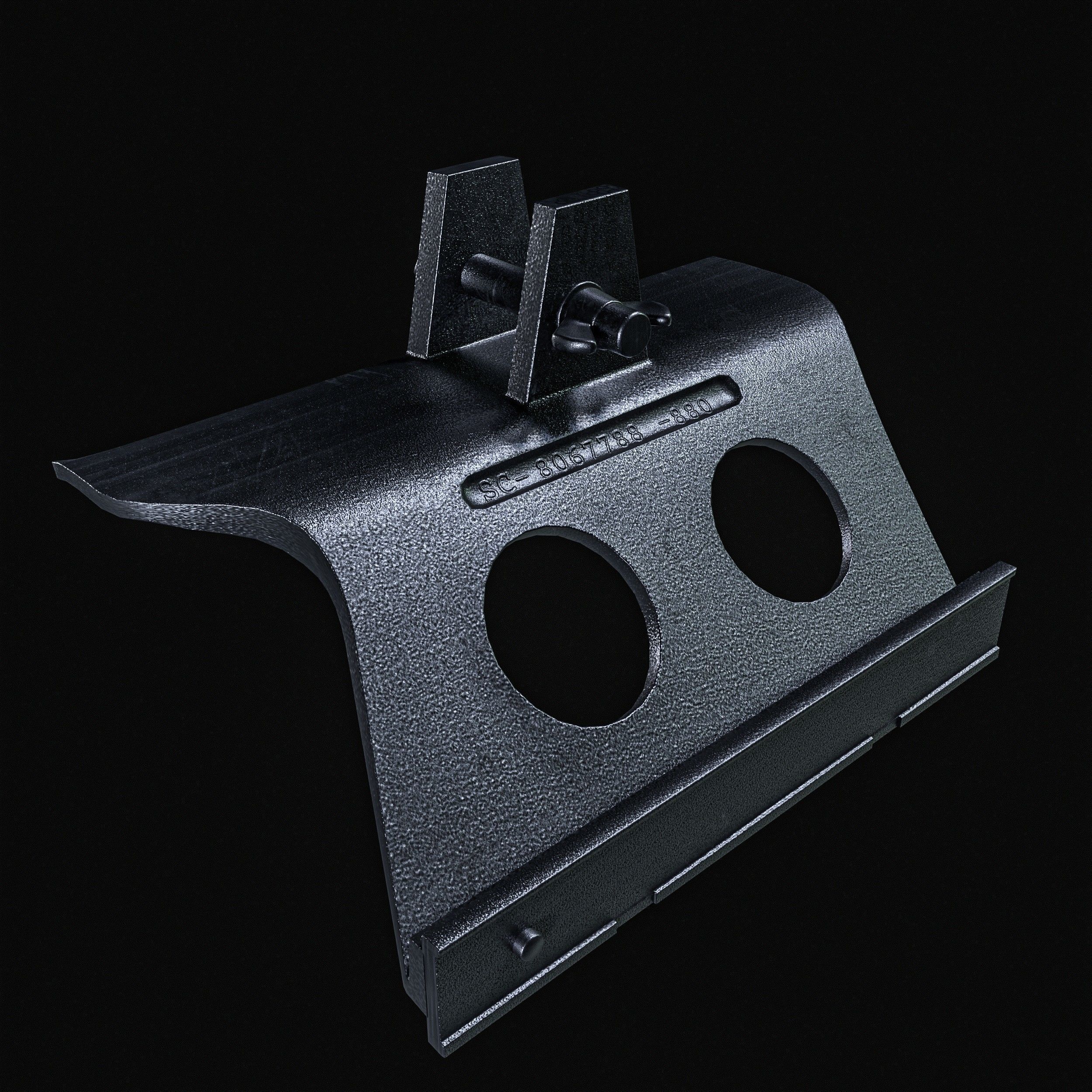 3D model AN PVS 2 Night Vision Scope With Mount VR / AR / low-poly ...