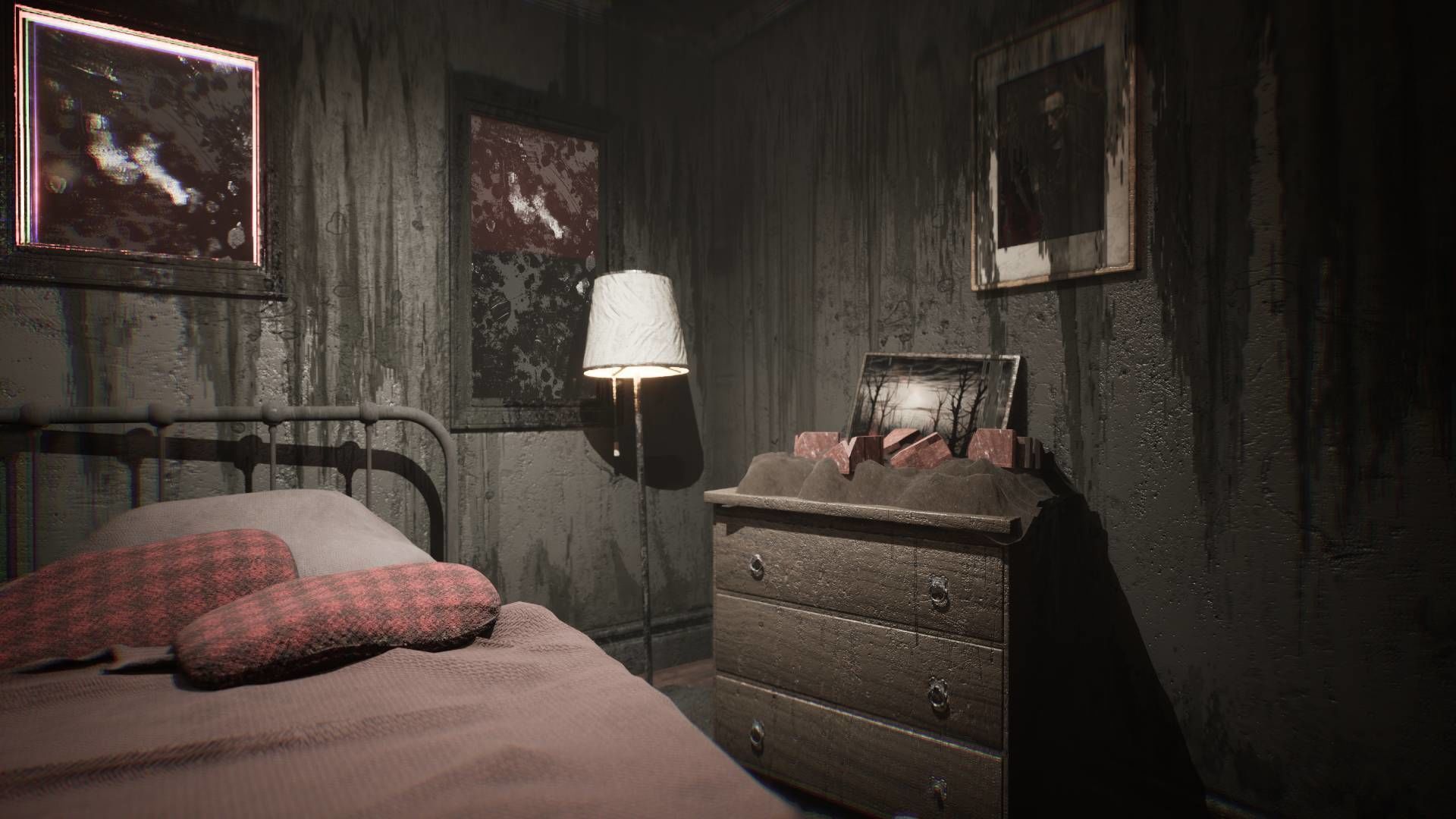 3D model Horror Bedroom 35 Assets VR / AR / low-poly | CGTrader