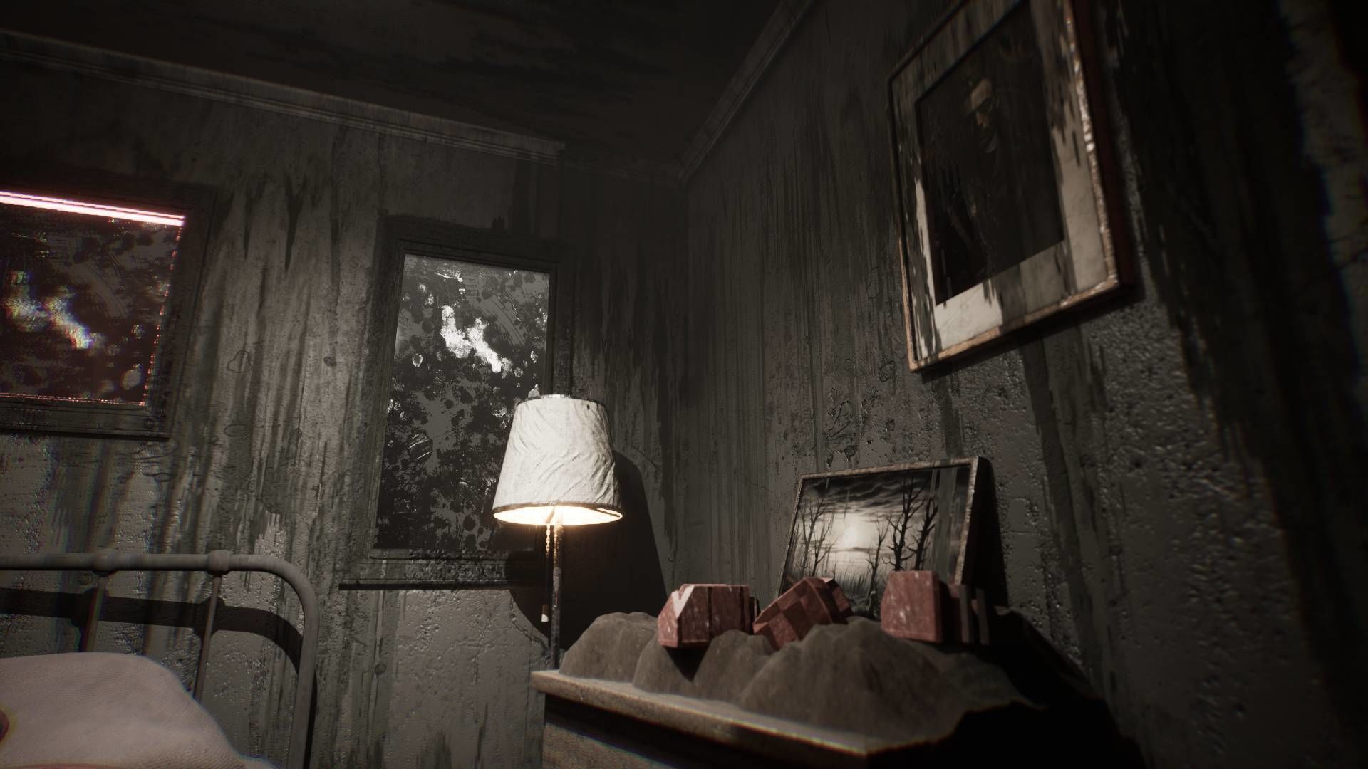 3D model Horror Bedroom 35 Assets VR / AR / low-poly | CGTrader