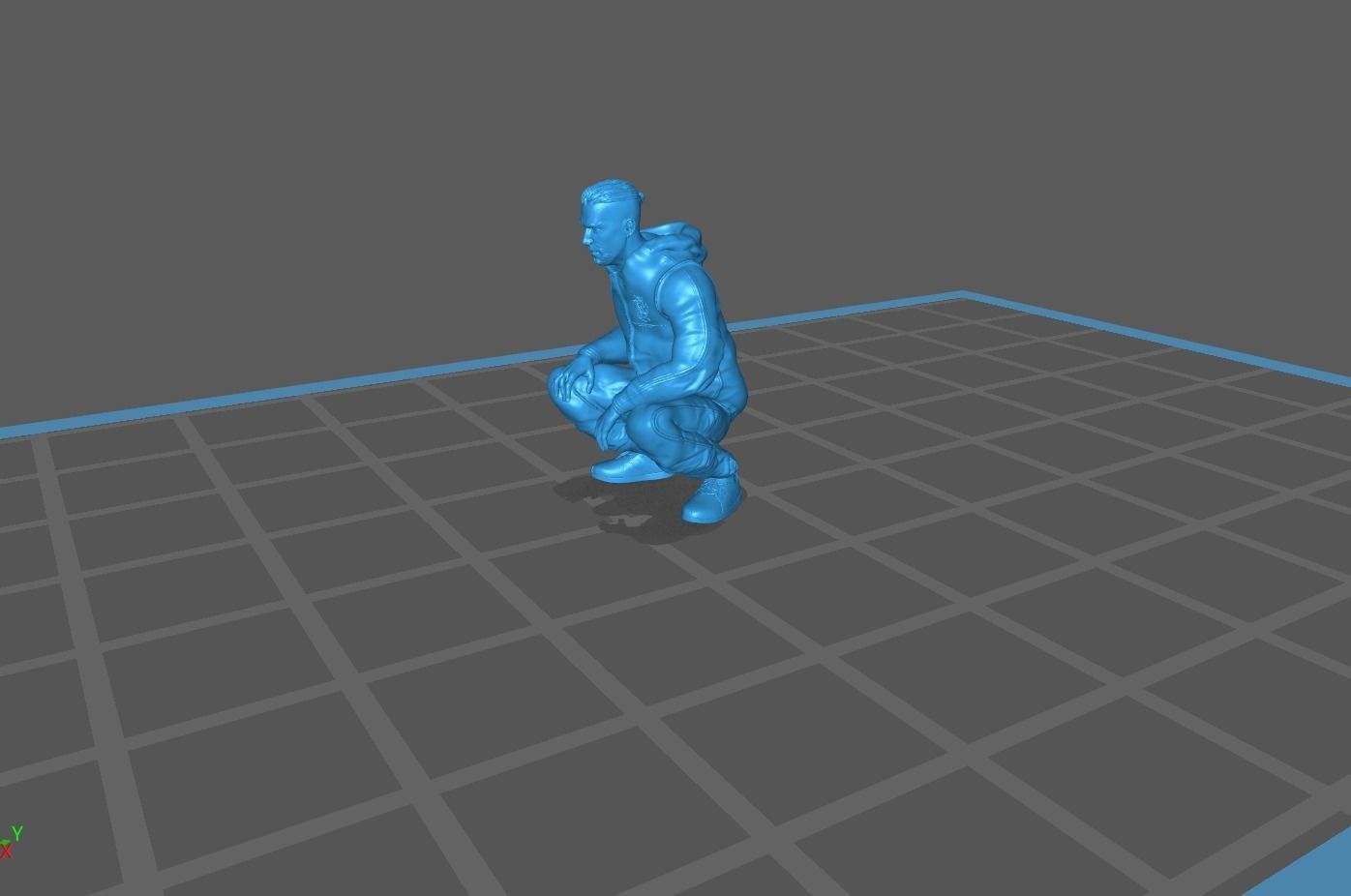 sittingman stl file 164 3D model 3D printable | CGTrader
