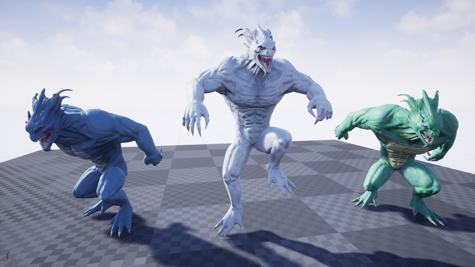 3D model Reptile - Alien - Game Character VR / AR / low-poly | CGTrader