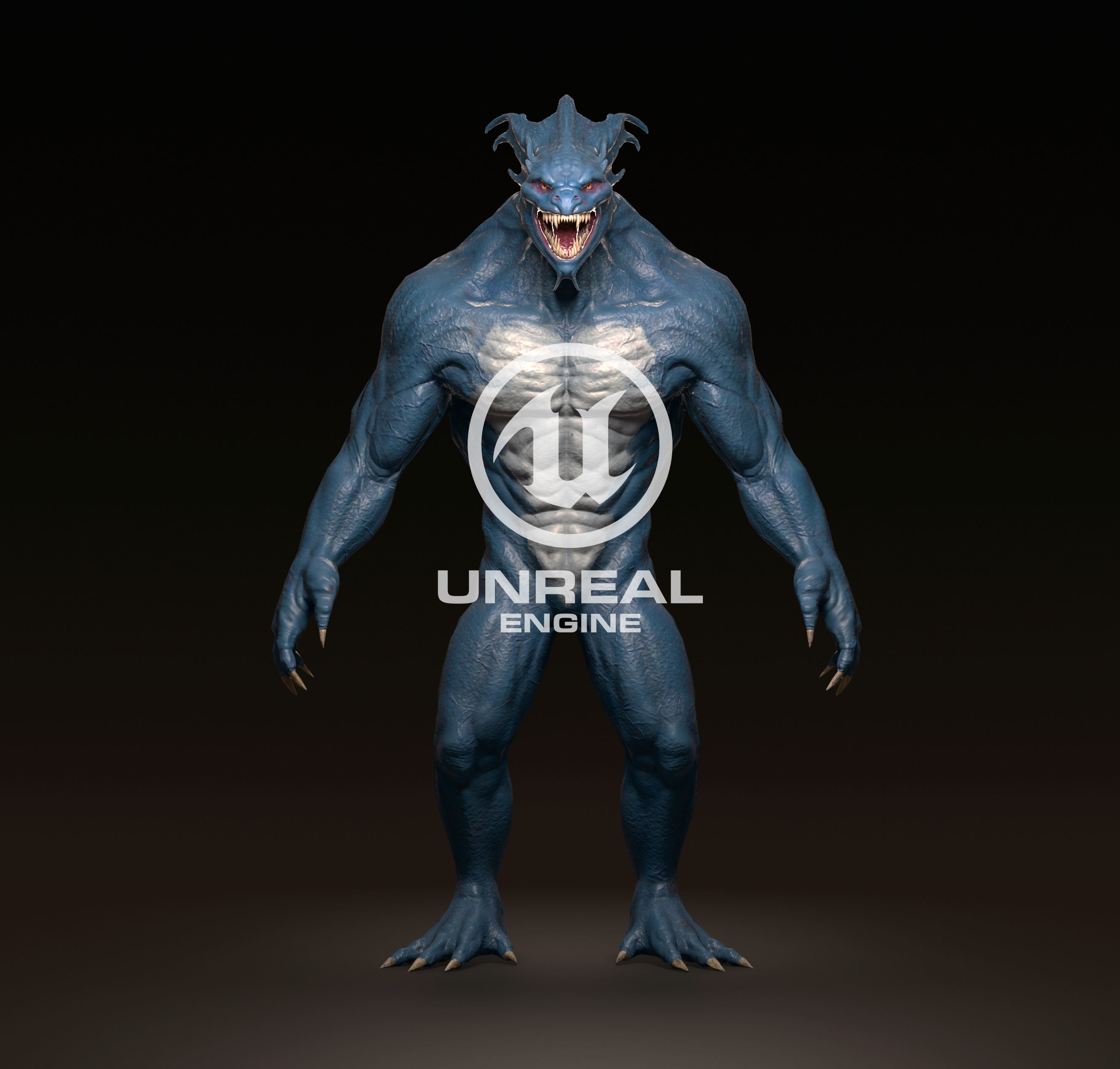 3D model Reptile - Alien - Game Character VR / AR / low-poly | CGTrader