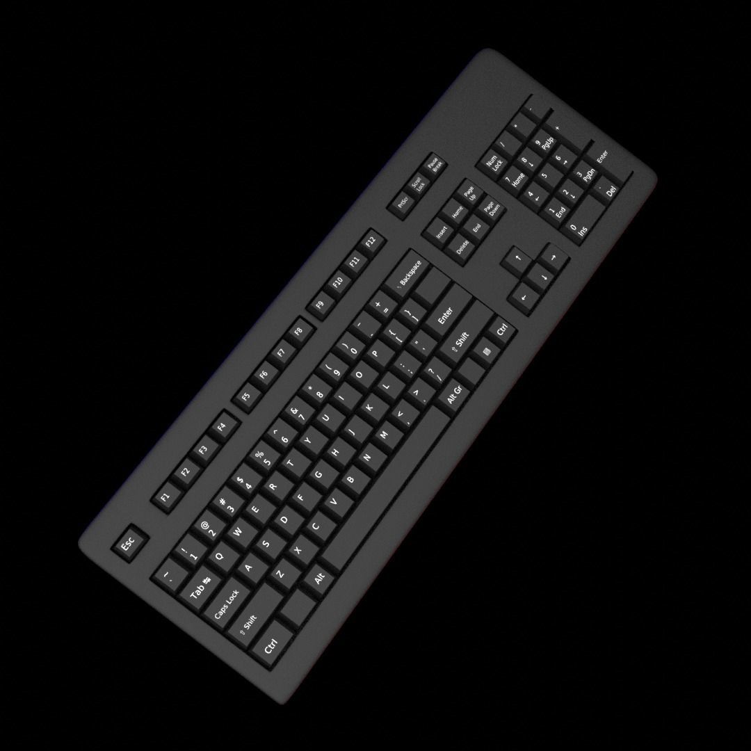 Keyboard free 3D model | CGTrader