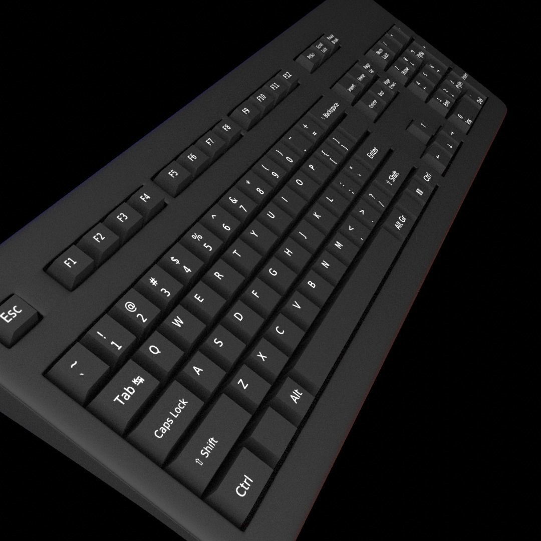 Keyboard free 3D model | CGTrader