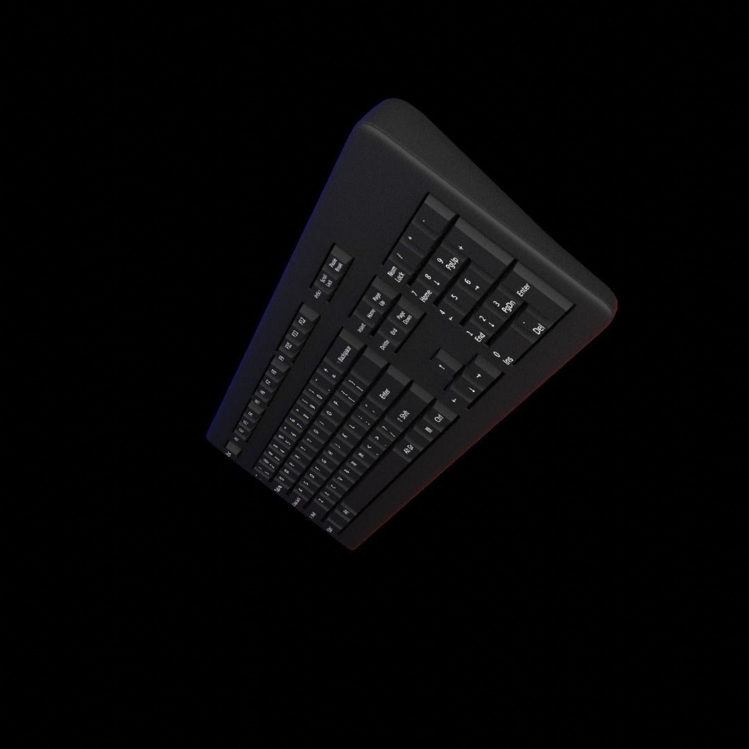 Keyboard free 3D model | CGTrader