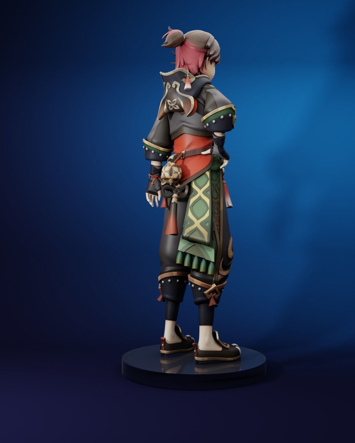 GAMING GENSHIN IMPACT 3D PRINTABLE FIGURINE 3D model 3D printable ...