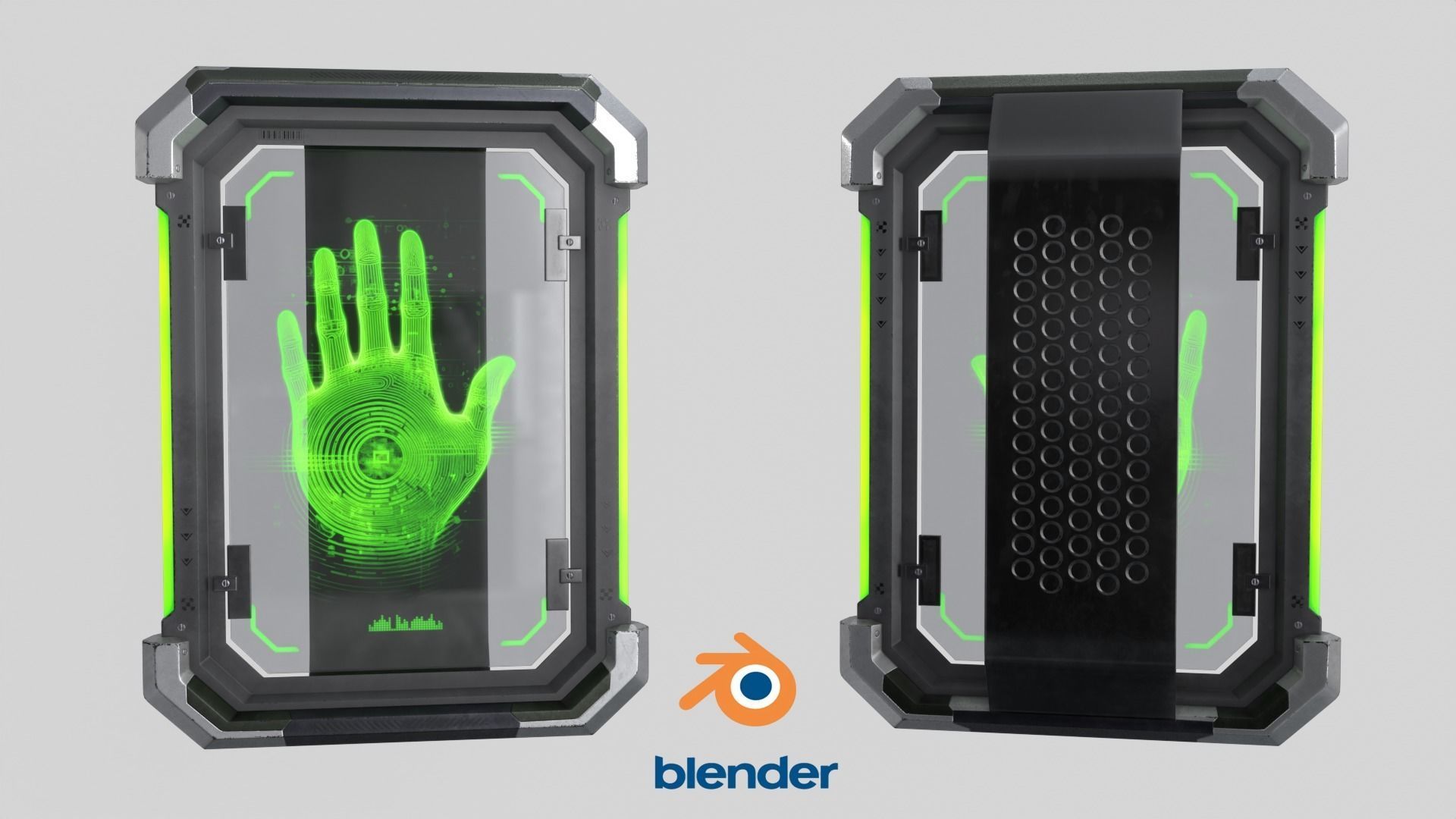 3D model Sci-Fi Digital Hand Scanner v2 VR / AR / low-poly | CGTrader