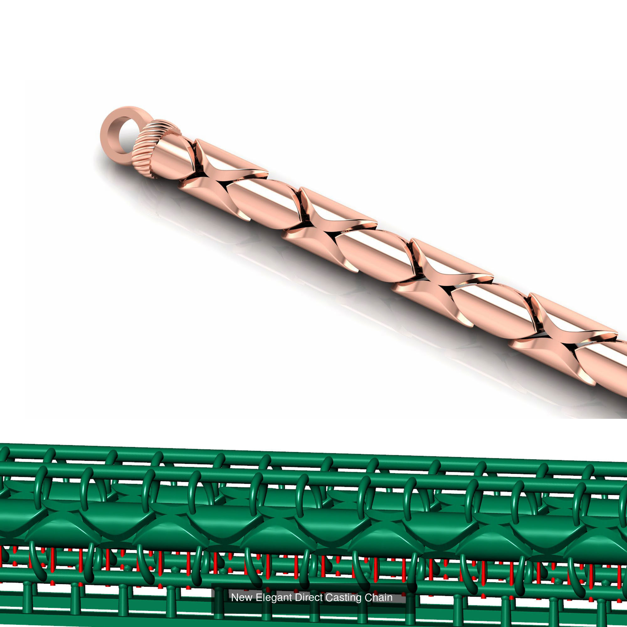 3d printed chain Model 9 Elegant Designs 3D Model Collection 3D ...