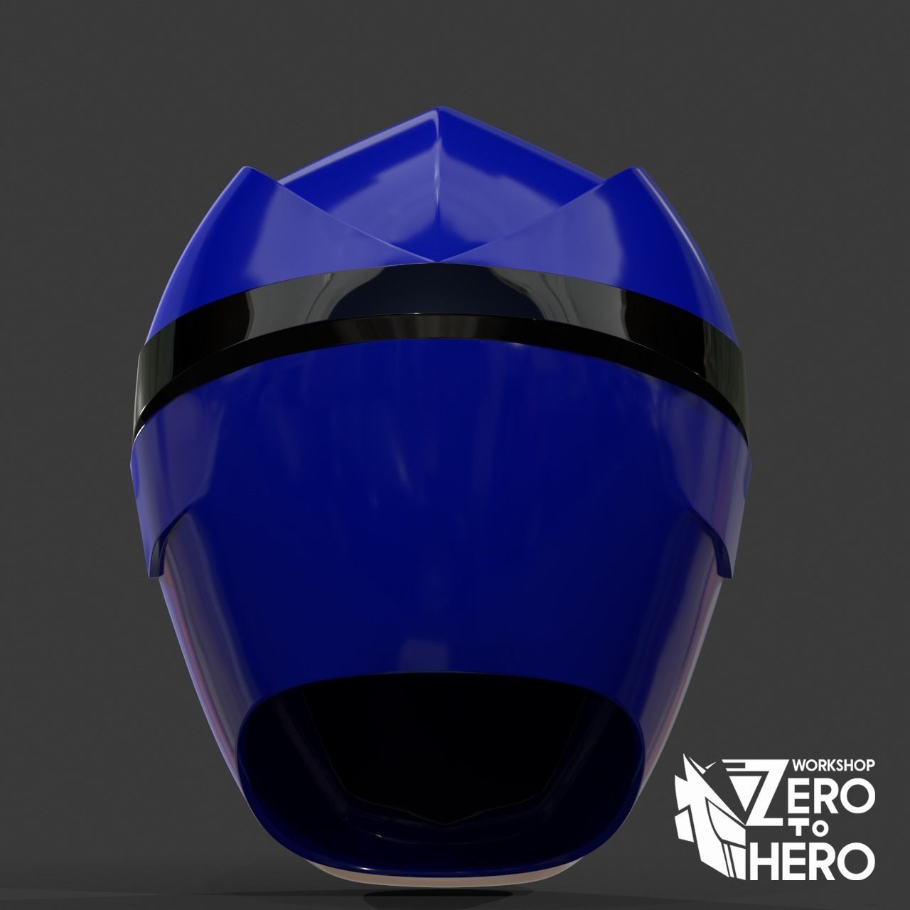 Power Ranger Operation Overdrive Blue Ranger Helmet 3D model 3D ...