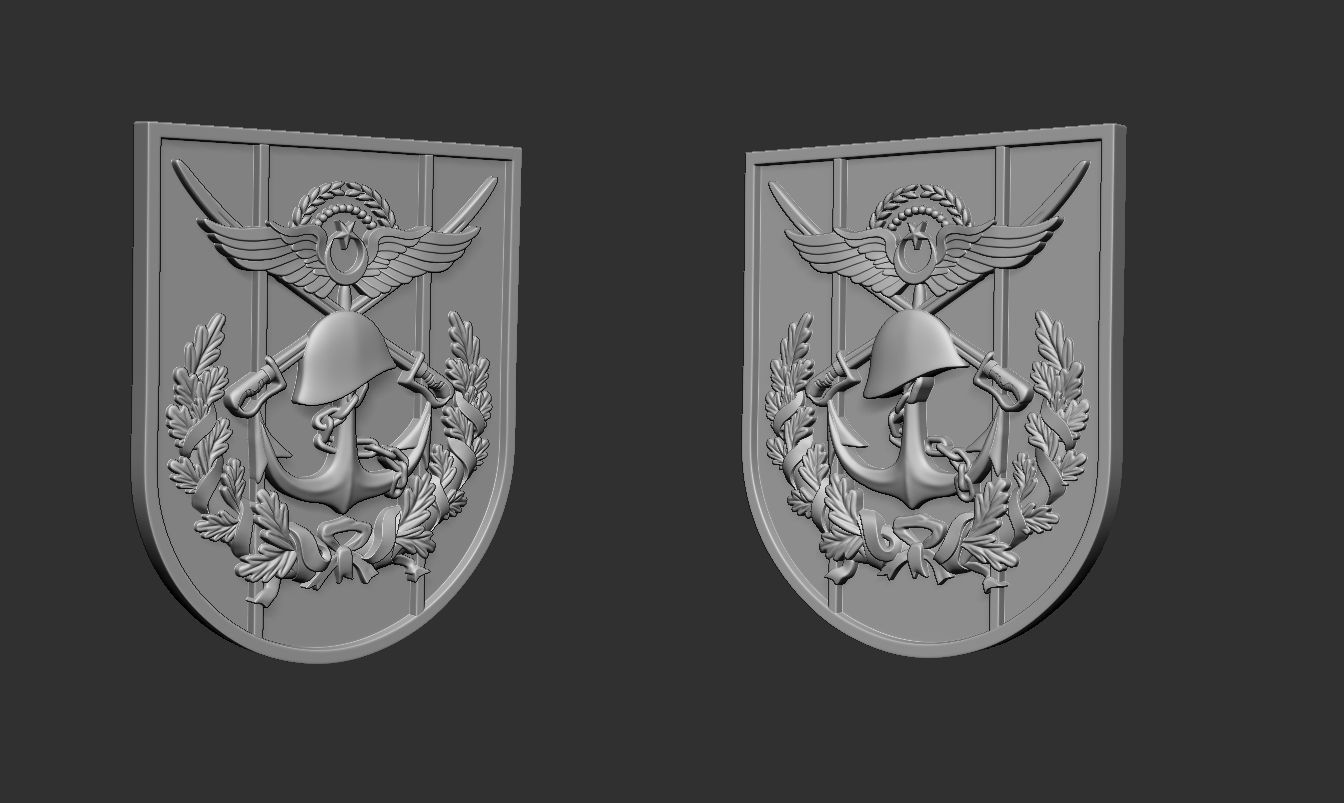 General Staff of the Turkish Armed Forces 3D Logo 3D model 3D printable ...